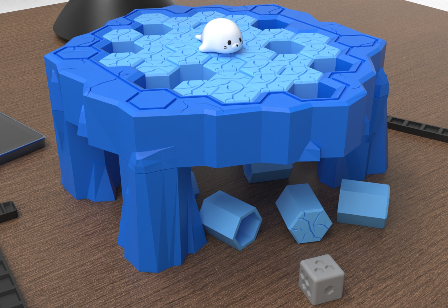 Don't Break The Ice Game - Ice Game Seals (Boardgame) | 3D models ...