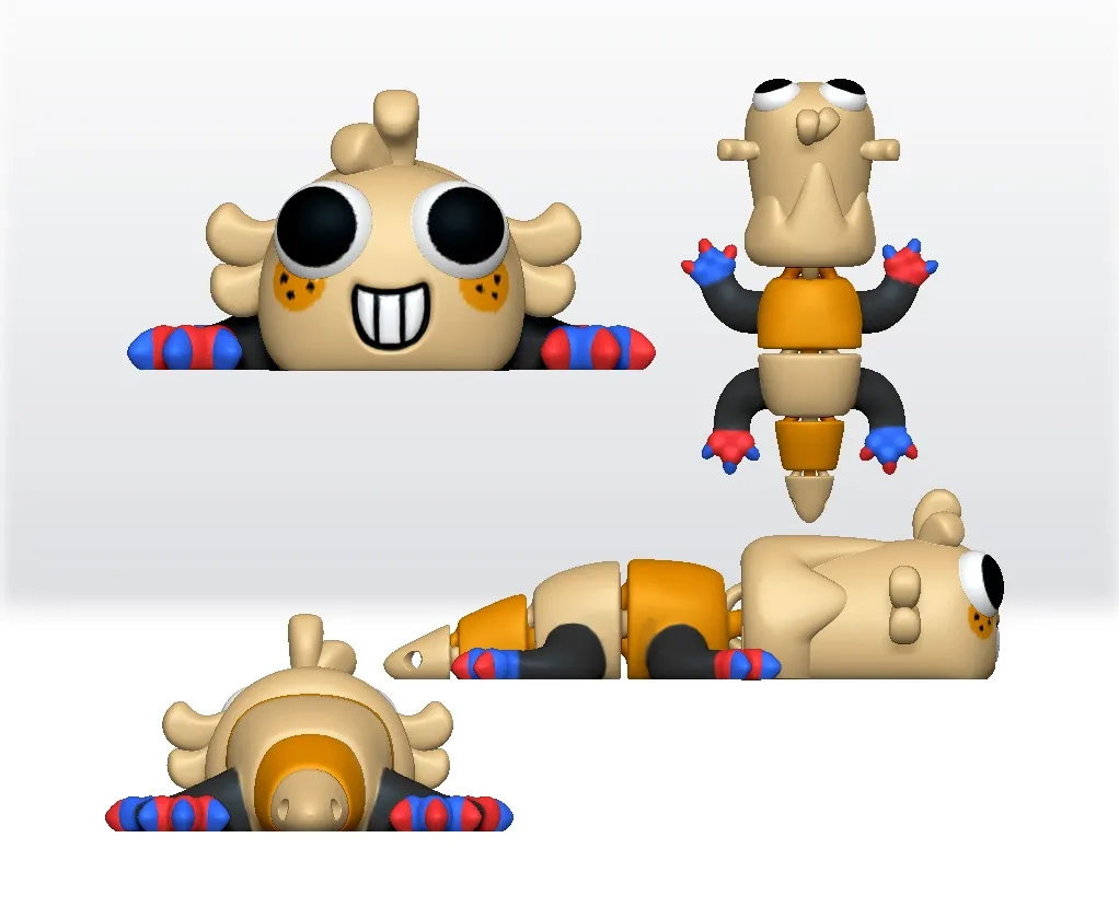 Characters & Creatures STL Download - Dandys World Goob Flexi ...