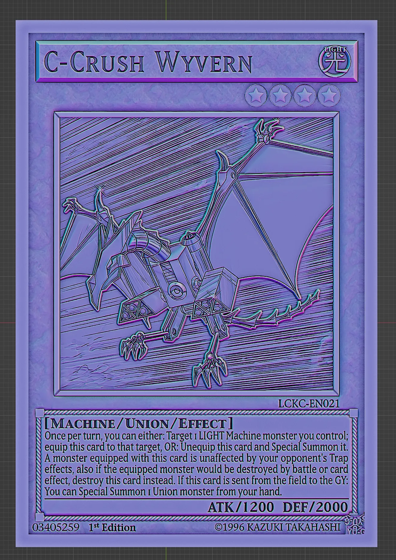 C-CRUSH WYVERN - YU-GI-OH! | 3D models download | Creality Cloud