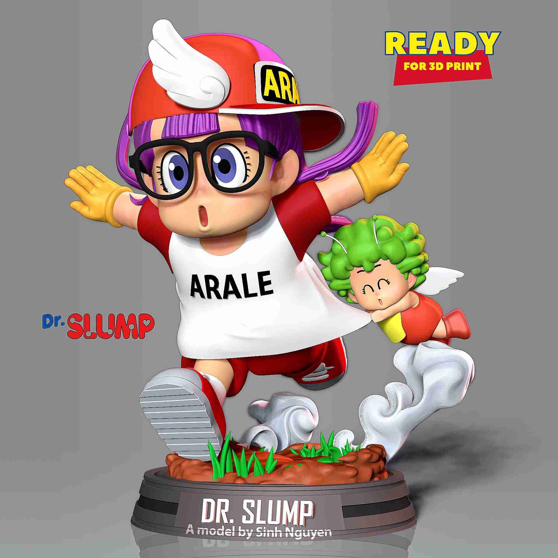 Arale and Gatchan | 3D modeller indir | Creality Bulutu