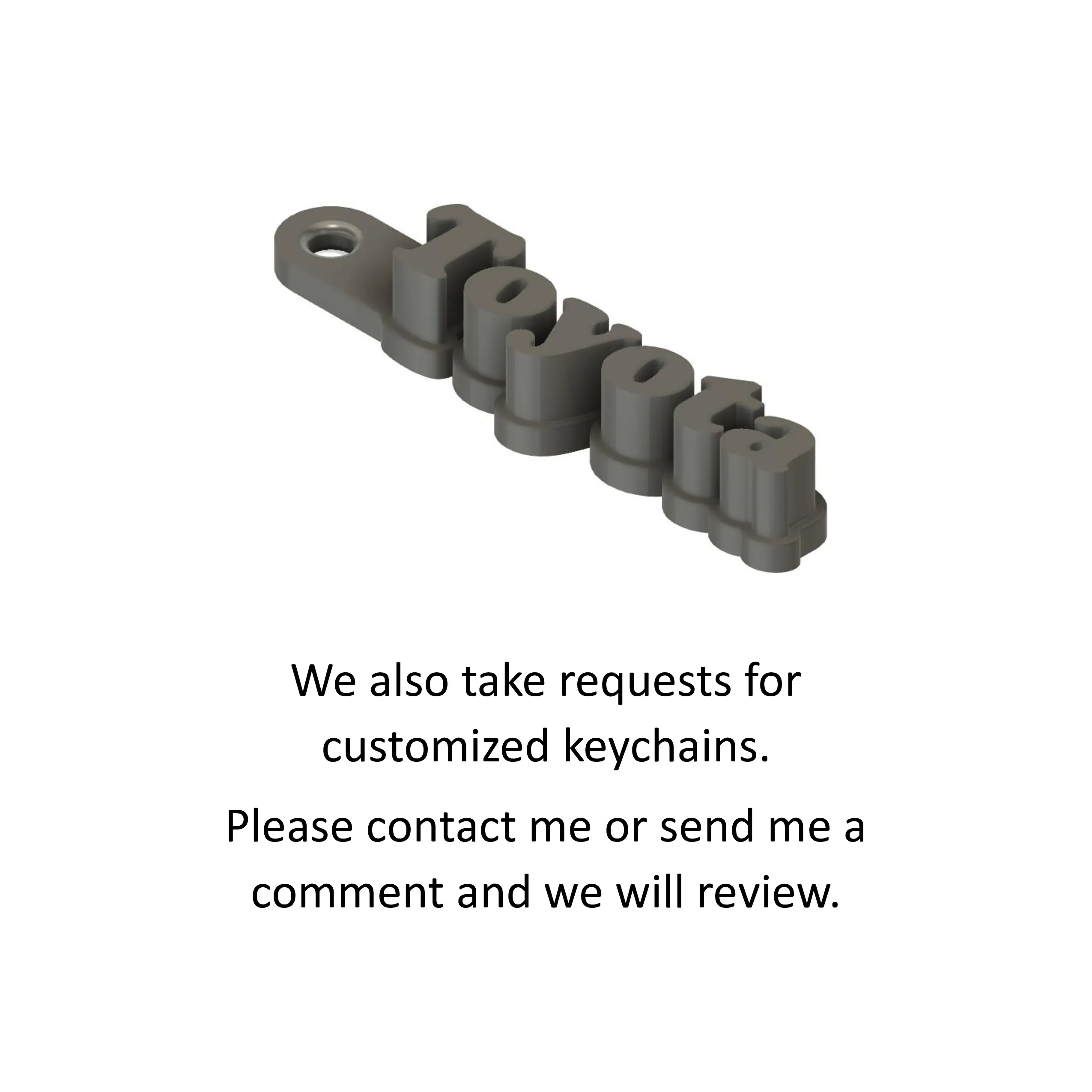 Jewelry & Accessories STL Download - Toyota Keychain / Keyringby Trash ...