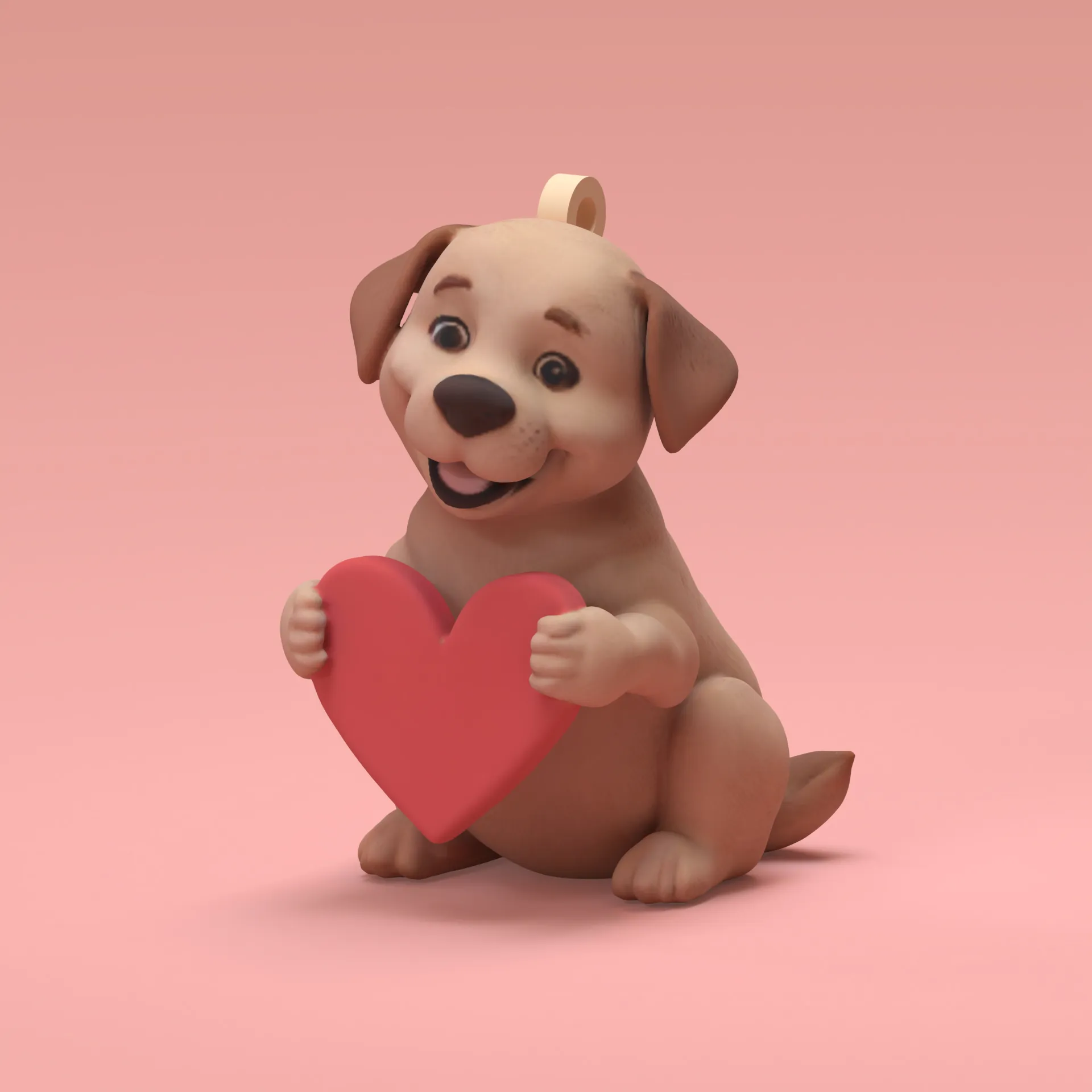 Jewelry & Accessories STL Download - cute Labrador Retriever valentine ...