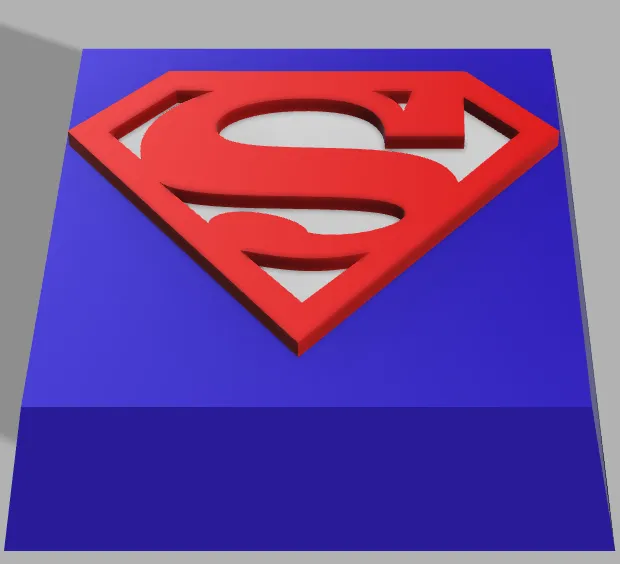 Other STL Download - KeyCap Letter S (Superman)by mld 3d italia
