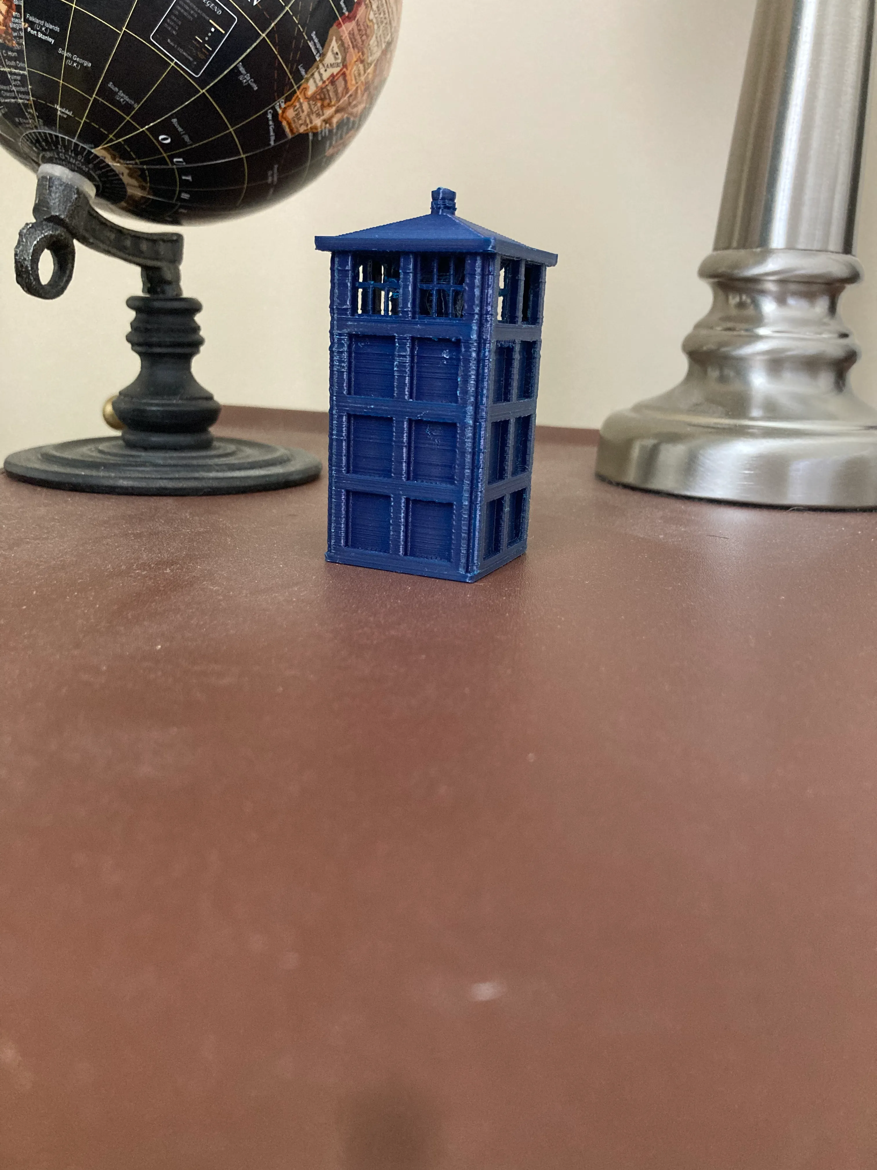 Free Props & Terrain STL Download - TARDIS Figurineby Just A Fan