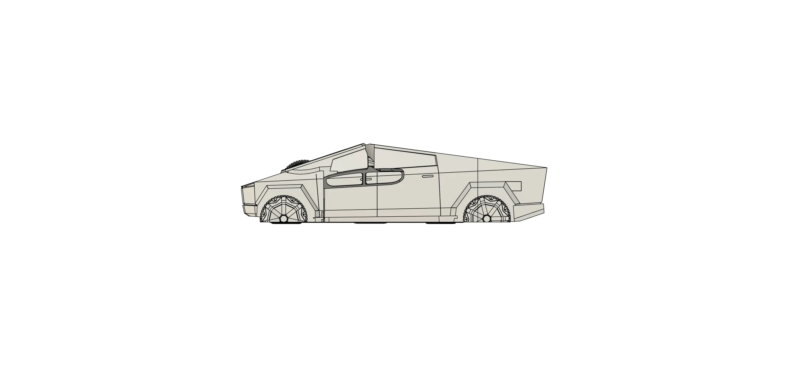 Free Vehicles & Machinery STL Download - Tesla Cybertruck: HyperX ...