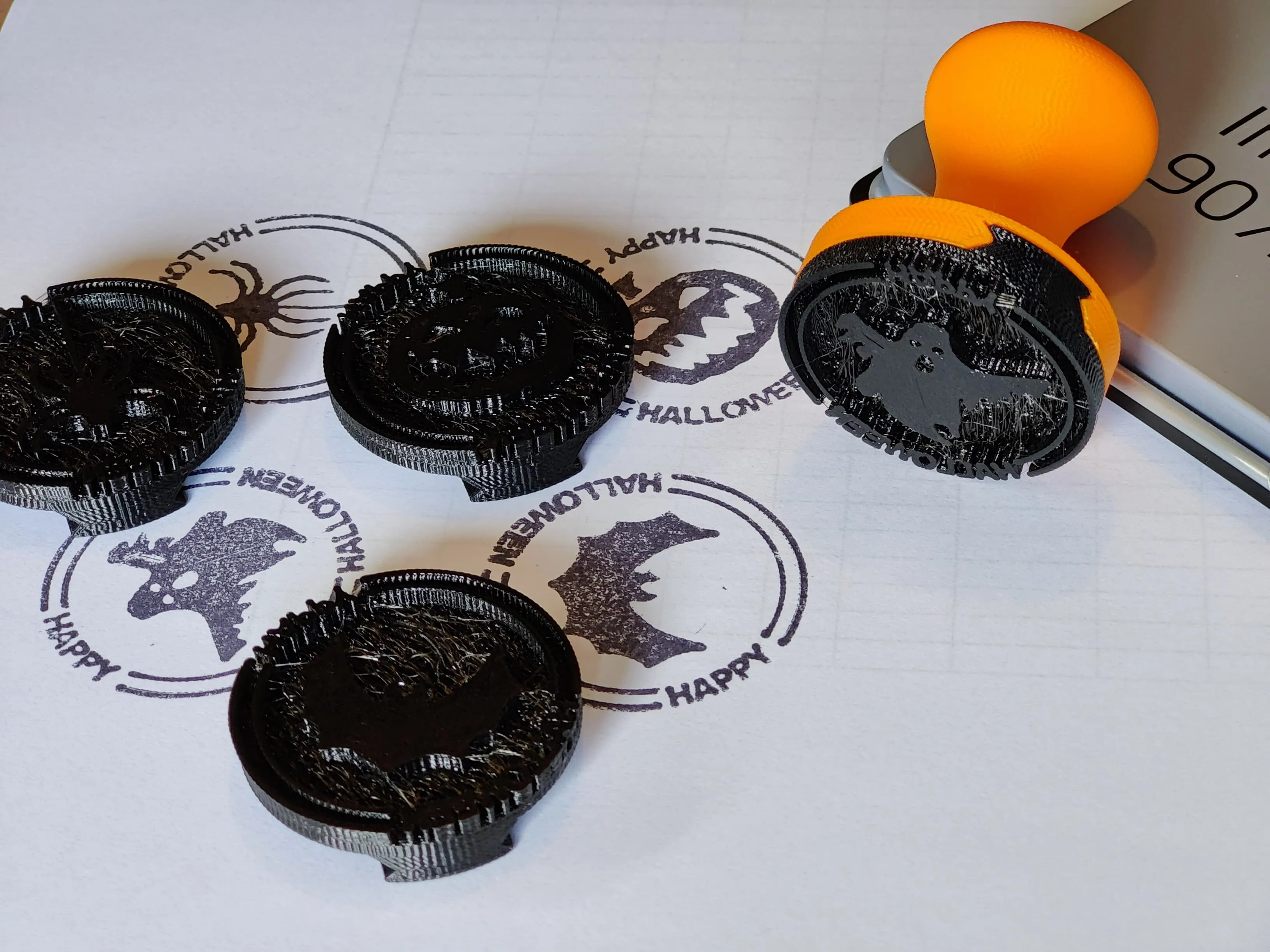 3D Printer Files | 3MF File | Halloween stamp pack | Creality Cloud