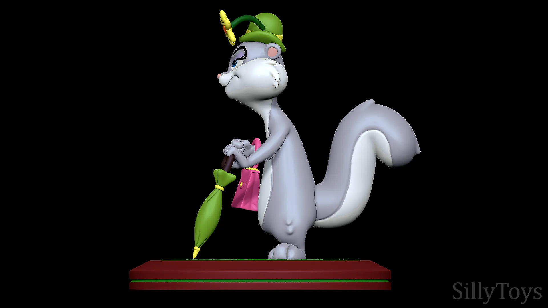 Characters & Creatures STL Download - Slappy Squirrel - Animaniacsby ...