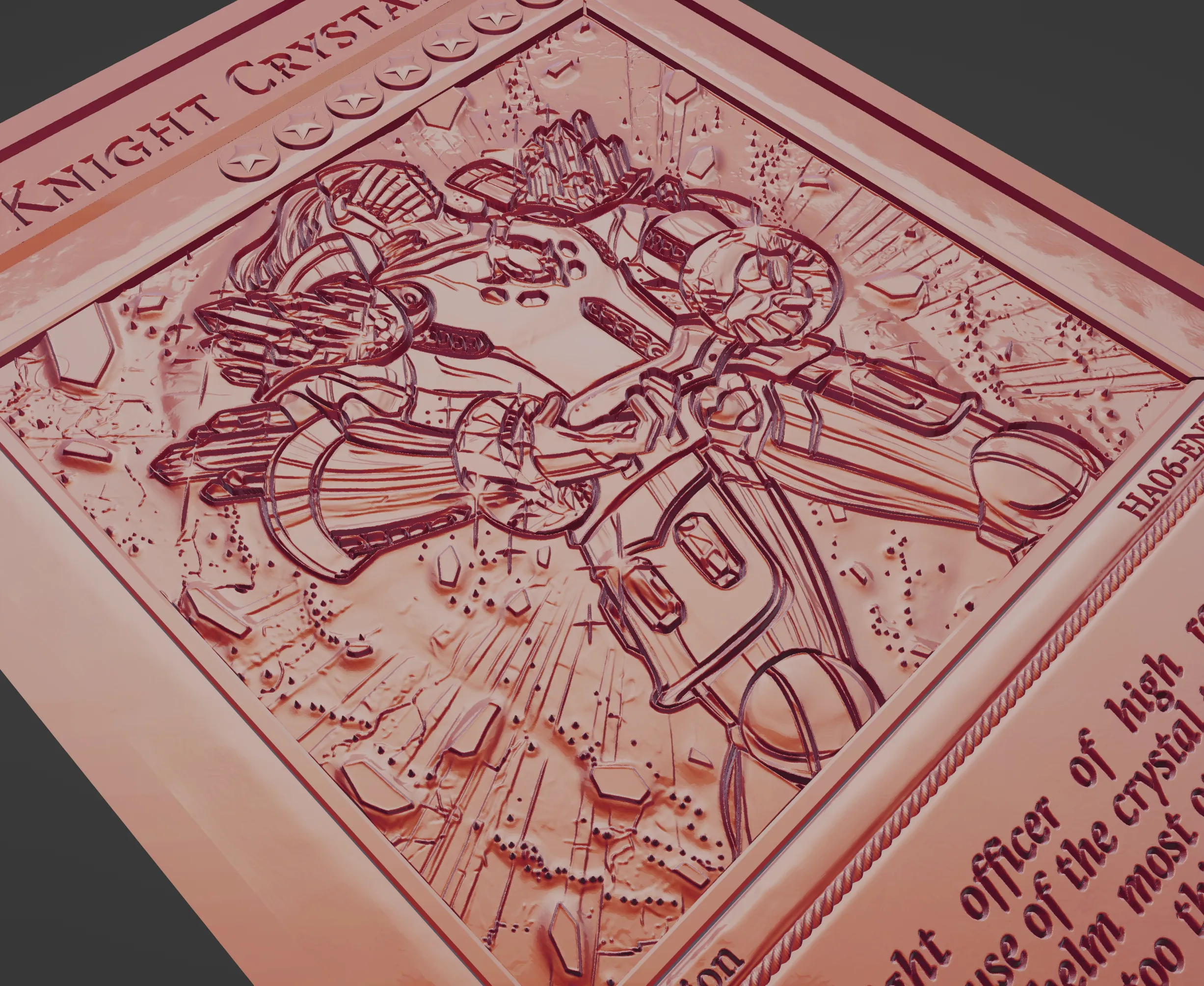 Free Other STL Download - Gem-Knight Crystal - yu-gi-oh!by Wsonuchiha3D