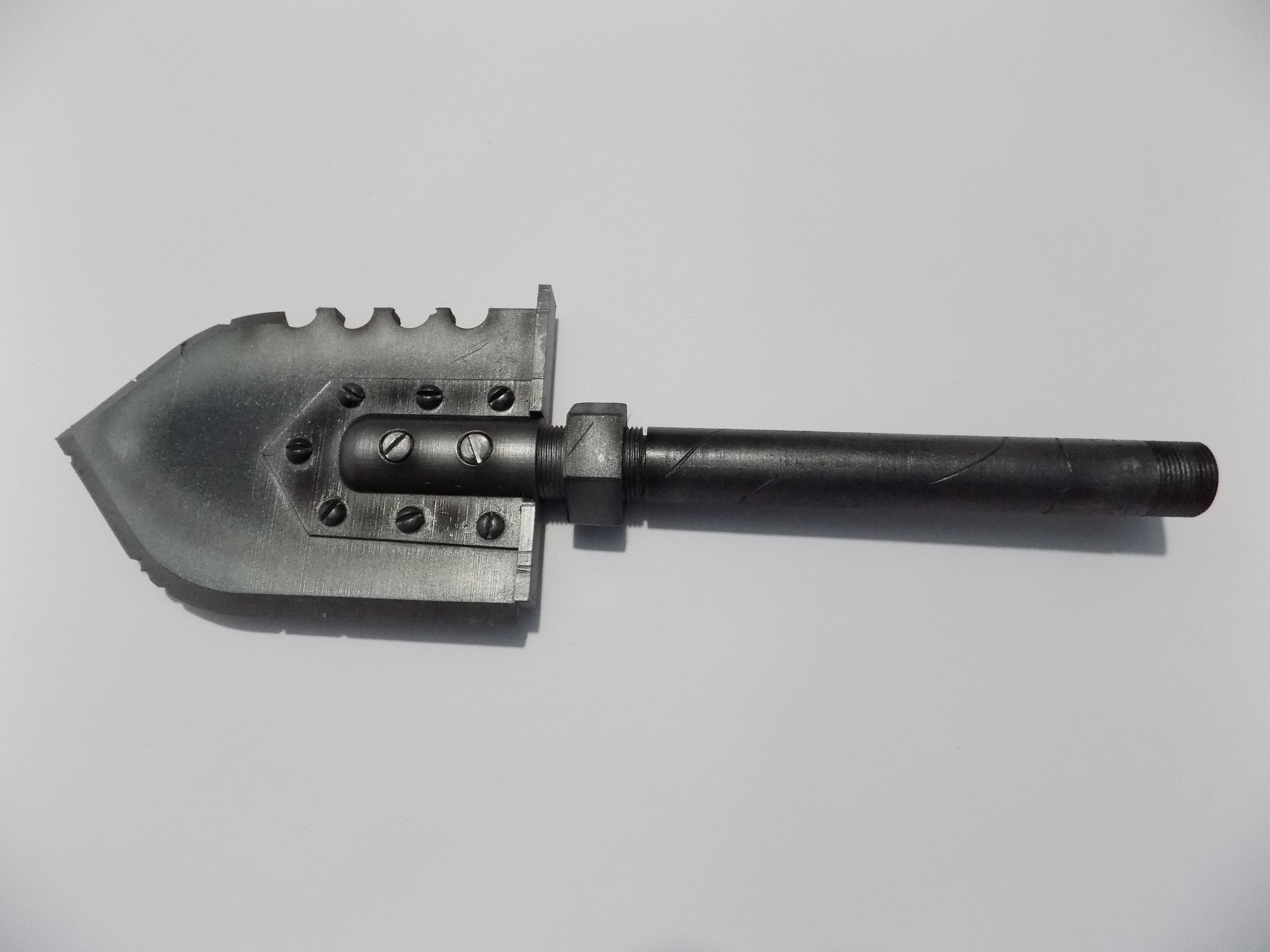 Brute Brainer MK III Latrine Shovel, Darktide | 3D models download ...