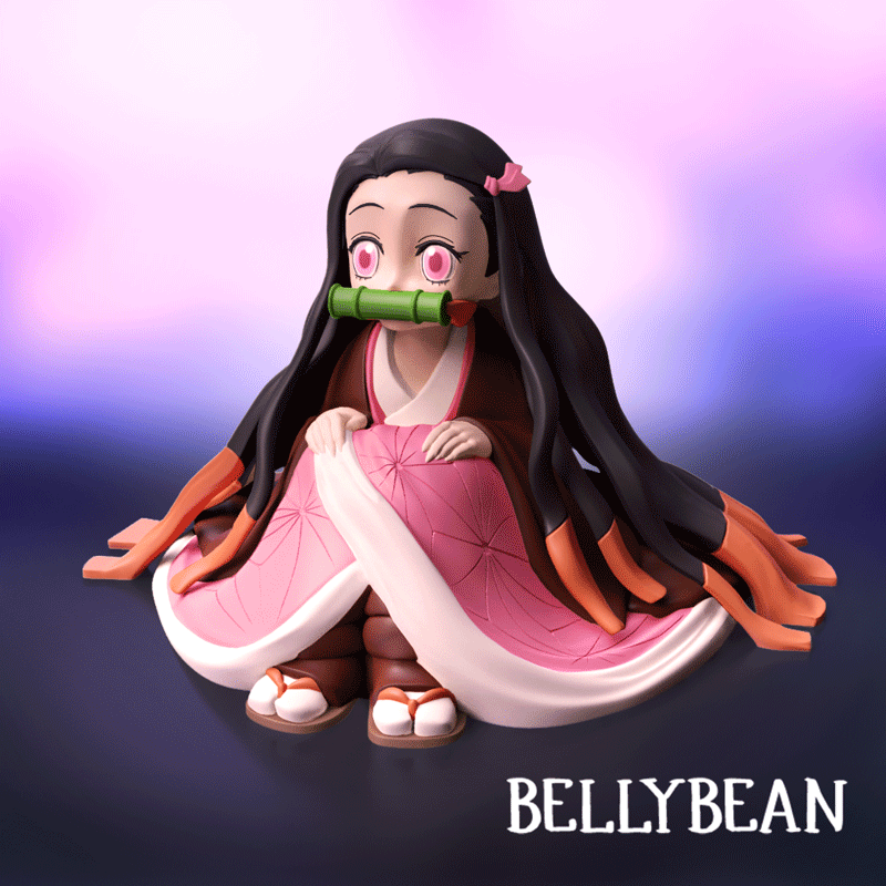 Nezuko Kamado Baby Version | Demon Slayer Fan Art | Figures | 3D models ...