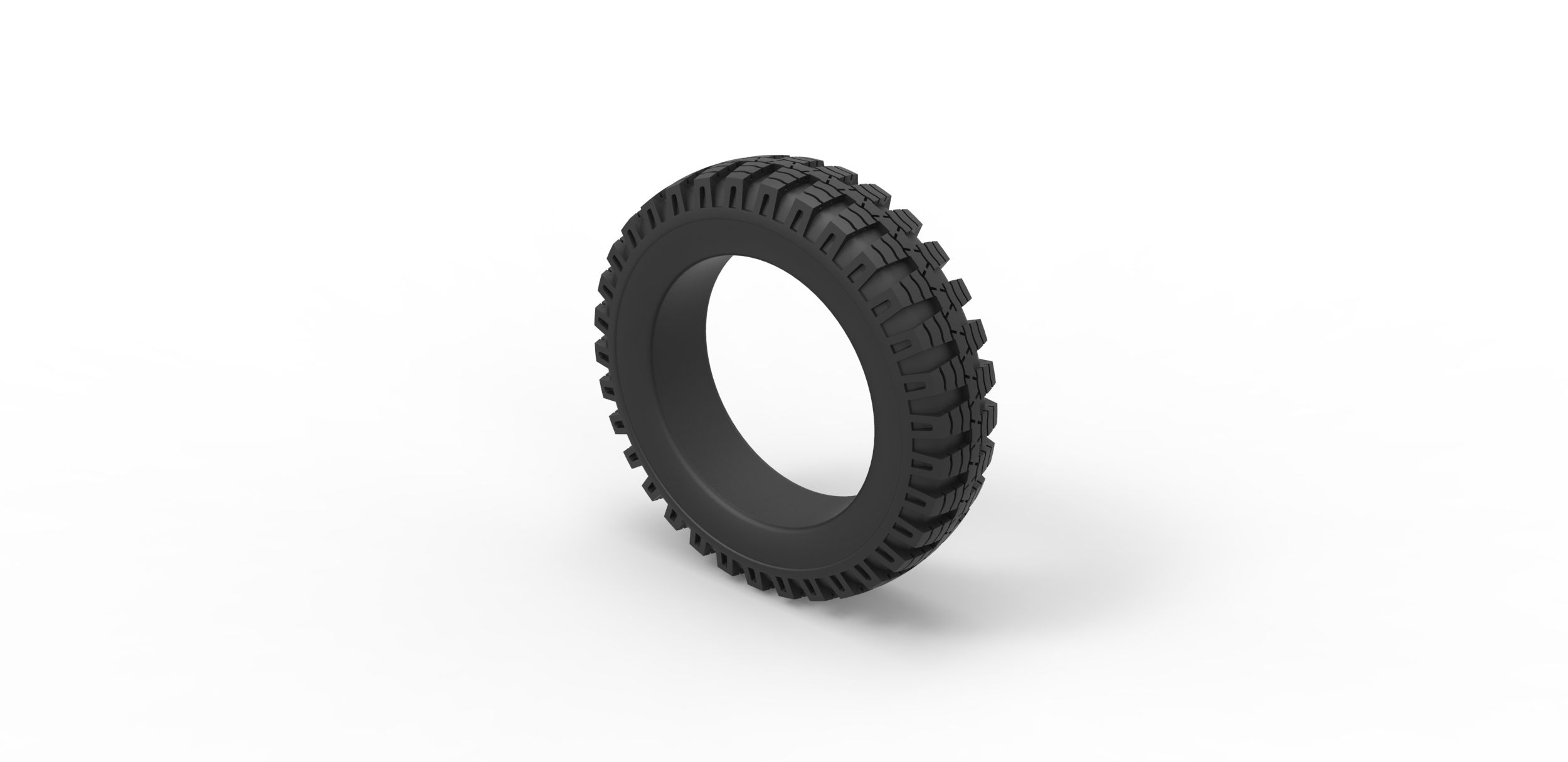 Military tire 6 Scale 1:10 | 3D models download | Creality Cloud