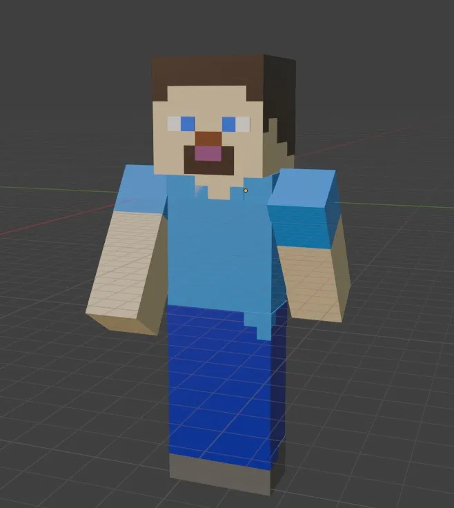 Characters & Creatures STL Download - Steve Minecraftby 3D Legend
