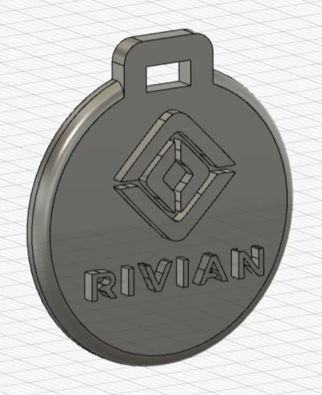 3D Printer Files | 3MF File | Pendentif porte clé Rivian / Rivian Key ...