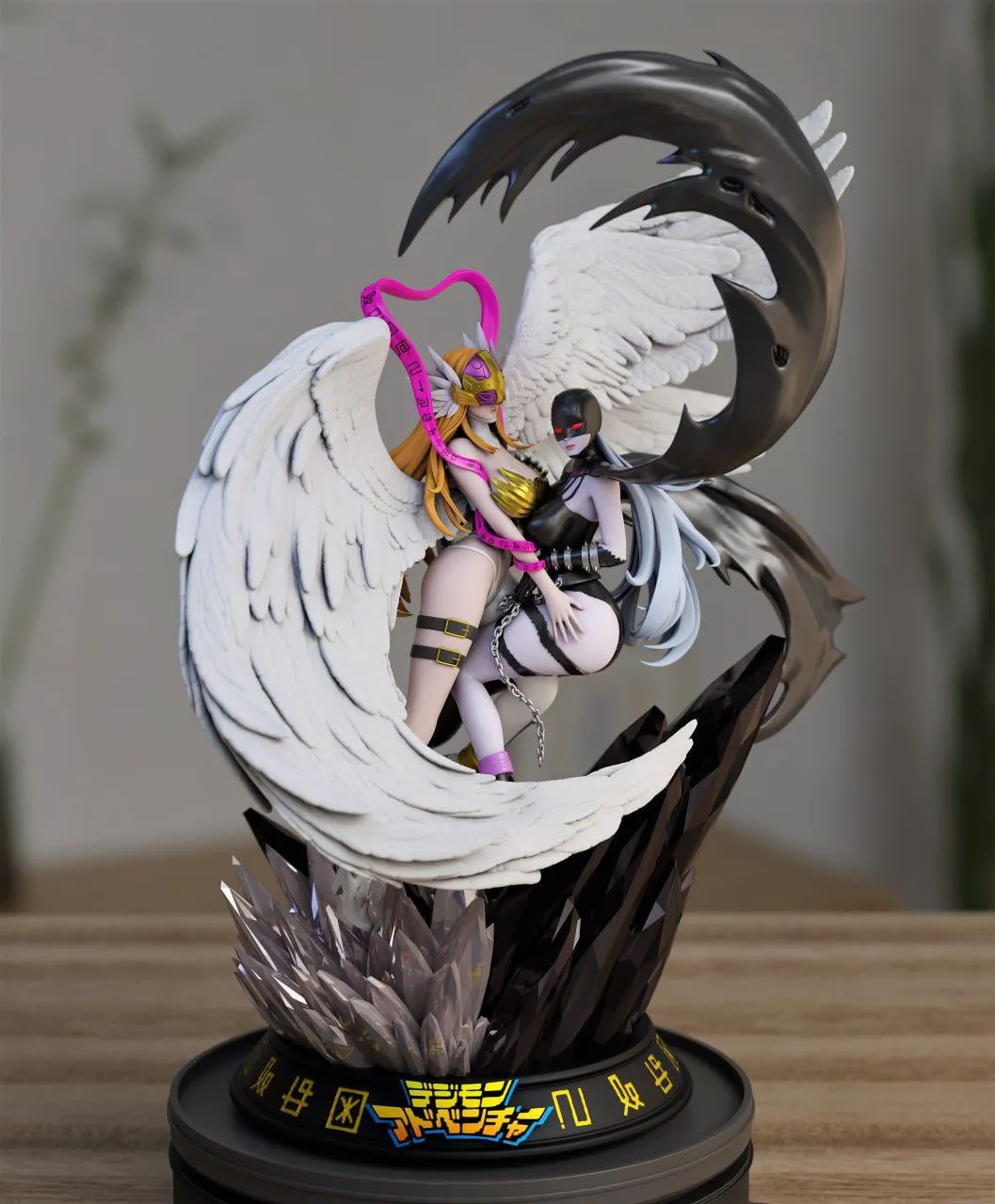 Other STL Download - ANGEWOMON E LADYDEVIMON - IMPRESSÃO 3D - NSFWby Jay P 3D