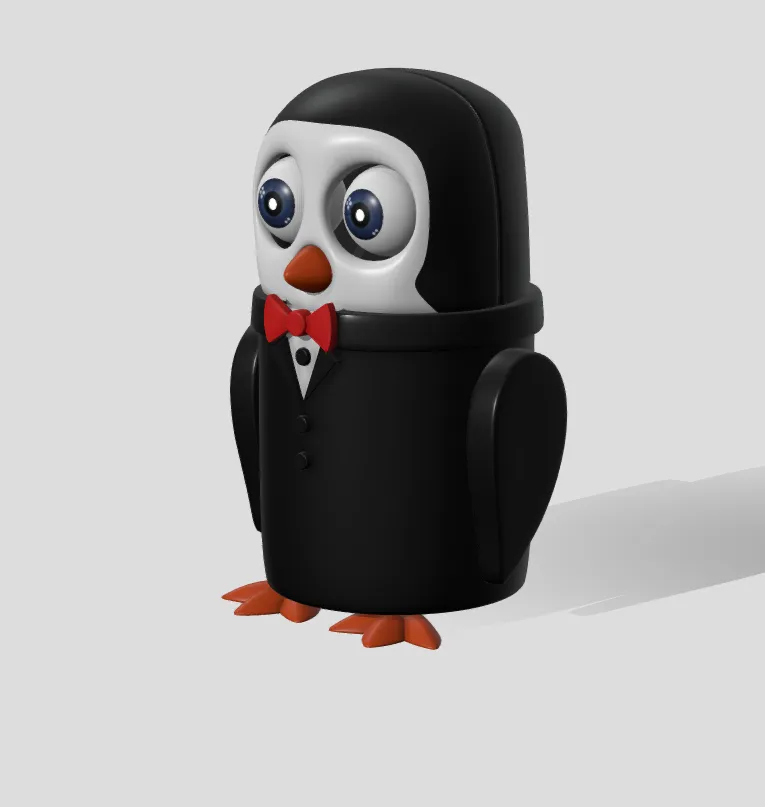 Characters & Creatures STL Download - Creepy Penguinby neagww