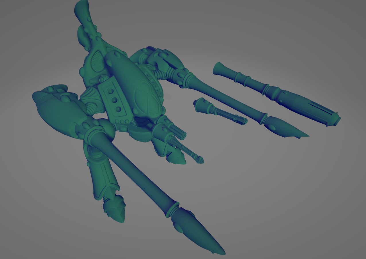 Eldar Scout Reaver Titan Armorcast, 40k Warhammer | 3D models download ...