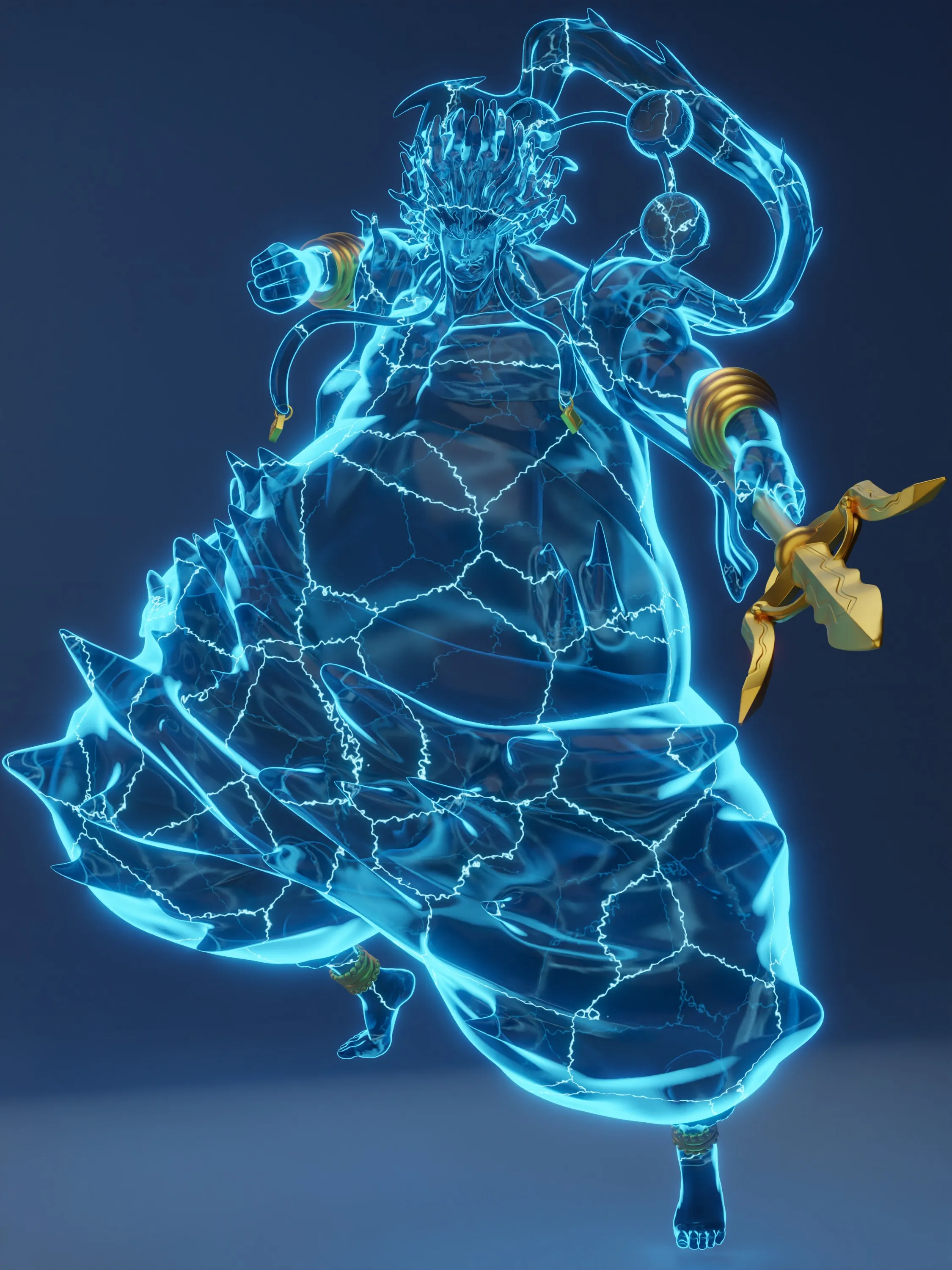 Characters & Creatures STL Download - ENEL - ONE PIECE - IMPRESSÃO 3Dby ...