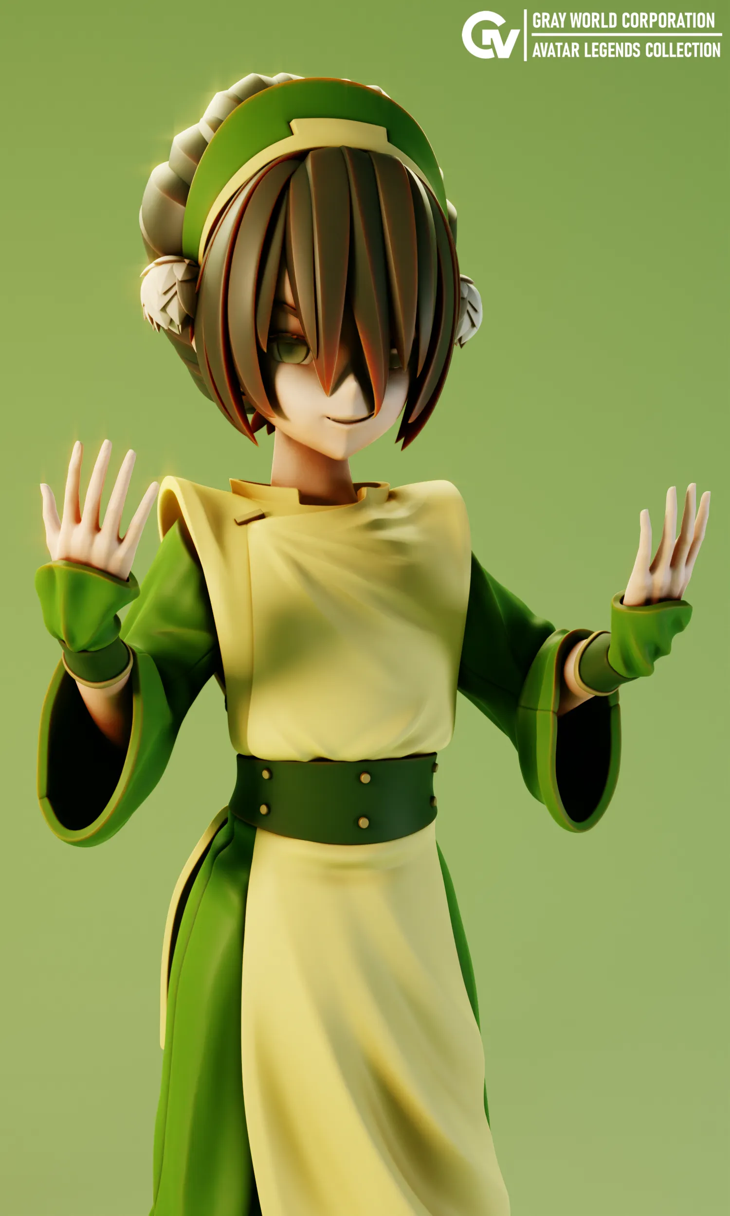 Characters & Creatures STL Download - Toph Beifong | Avatar: The Last ...