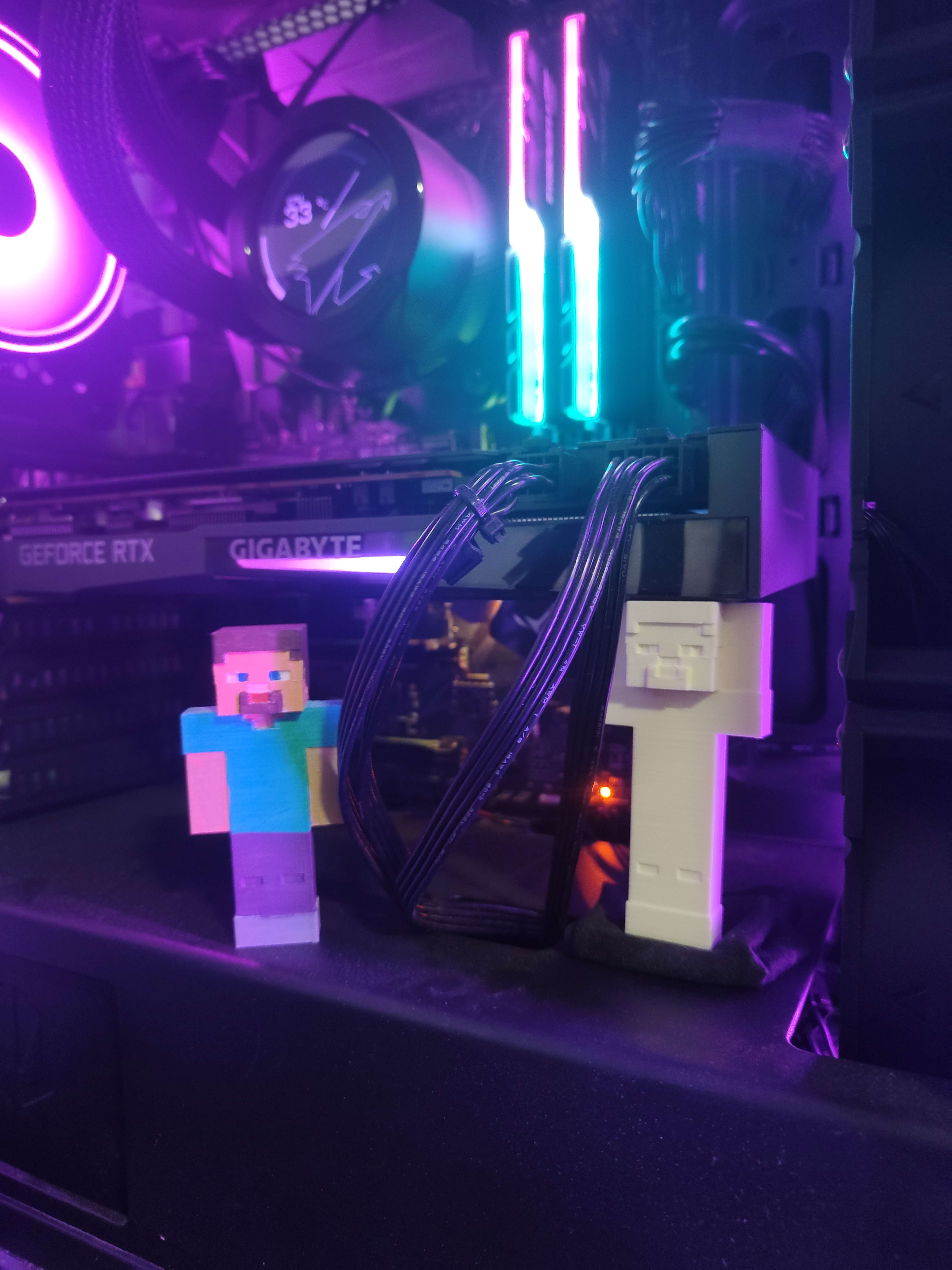 Minecraft Steve GPU Support | 3D models download | Creality Cloud