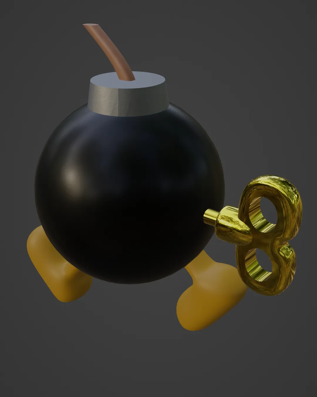 STL BOMB OMB - SUPER MARIO BROS | 3D models download | Creality Cloud