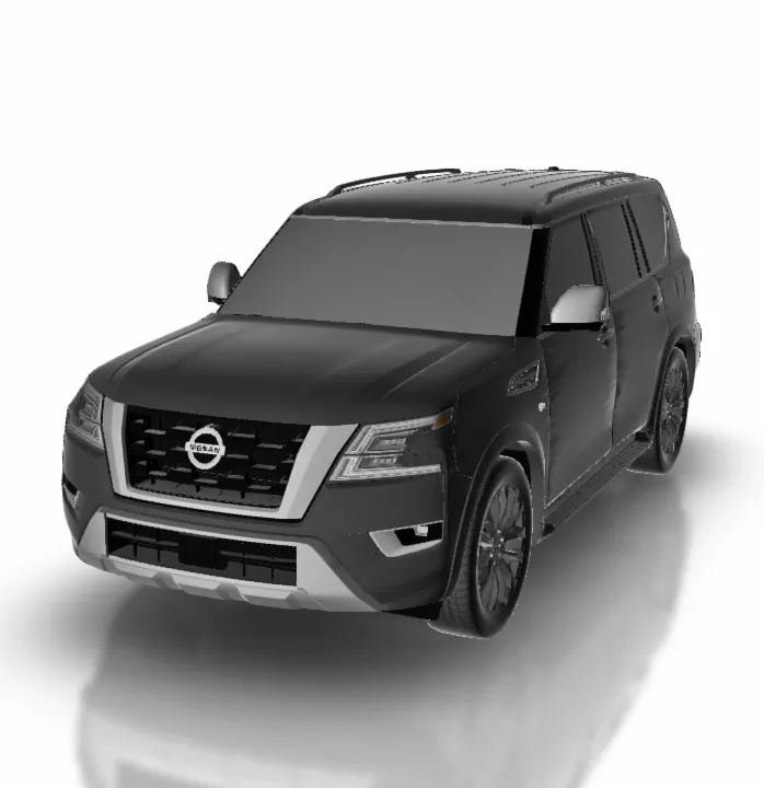 Vehicles & Machinery STL Download - Nissan Armada Platinum 2022by ...
