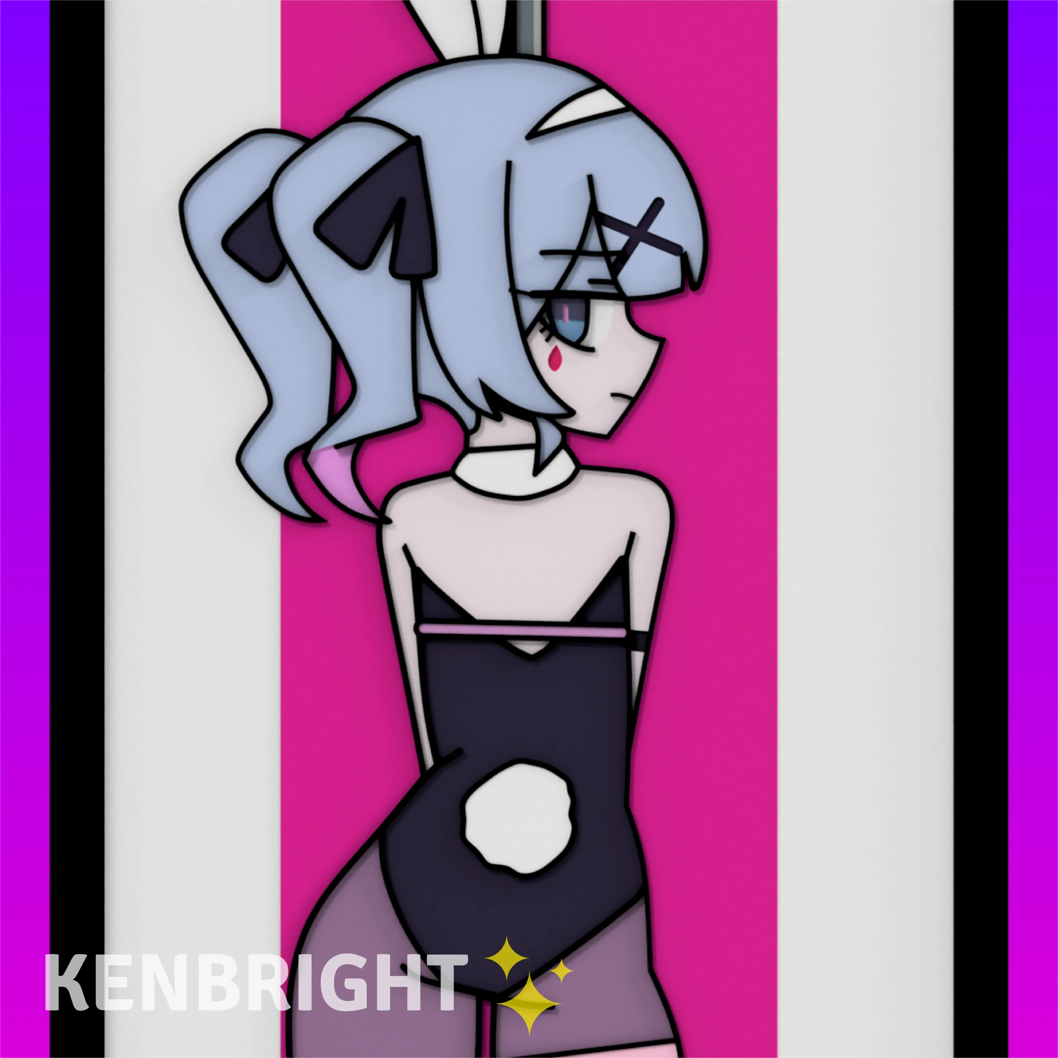 Fashion STL Download - HATSUNE MIKU - RABBIT HOLE KEYCHAINS V1 / V2by ...