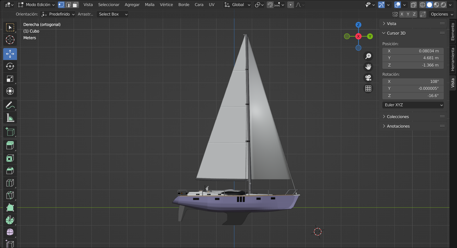 Oyster 575 sailboat | 3D models download | Creality Cloud