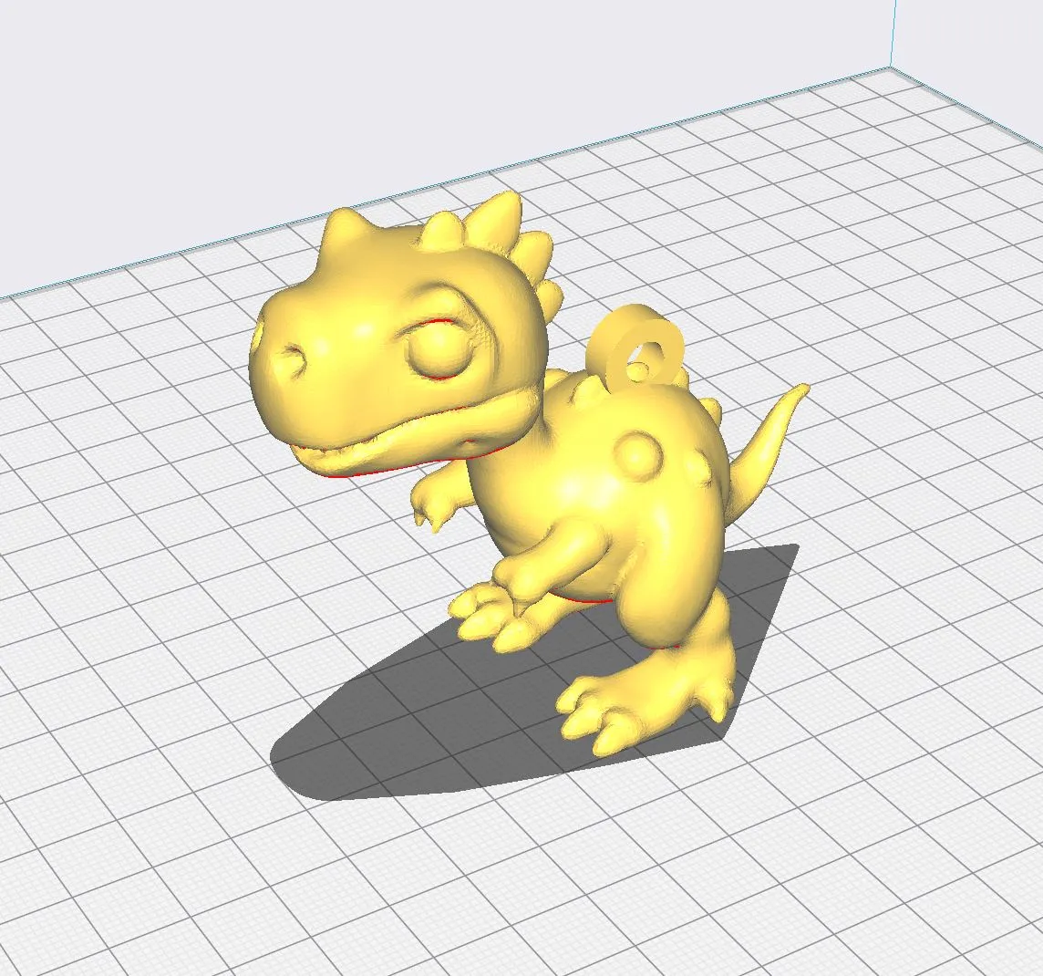 3D Printer Files | 3MF File | Cute dinosaur Keychain | Creality Cloud