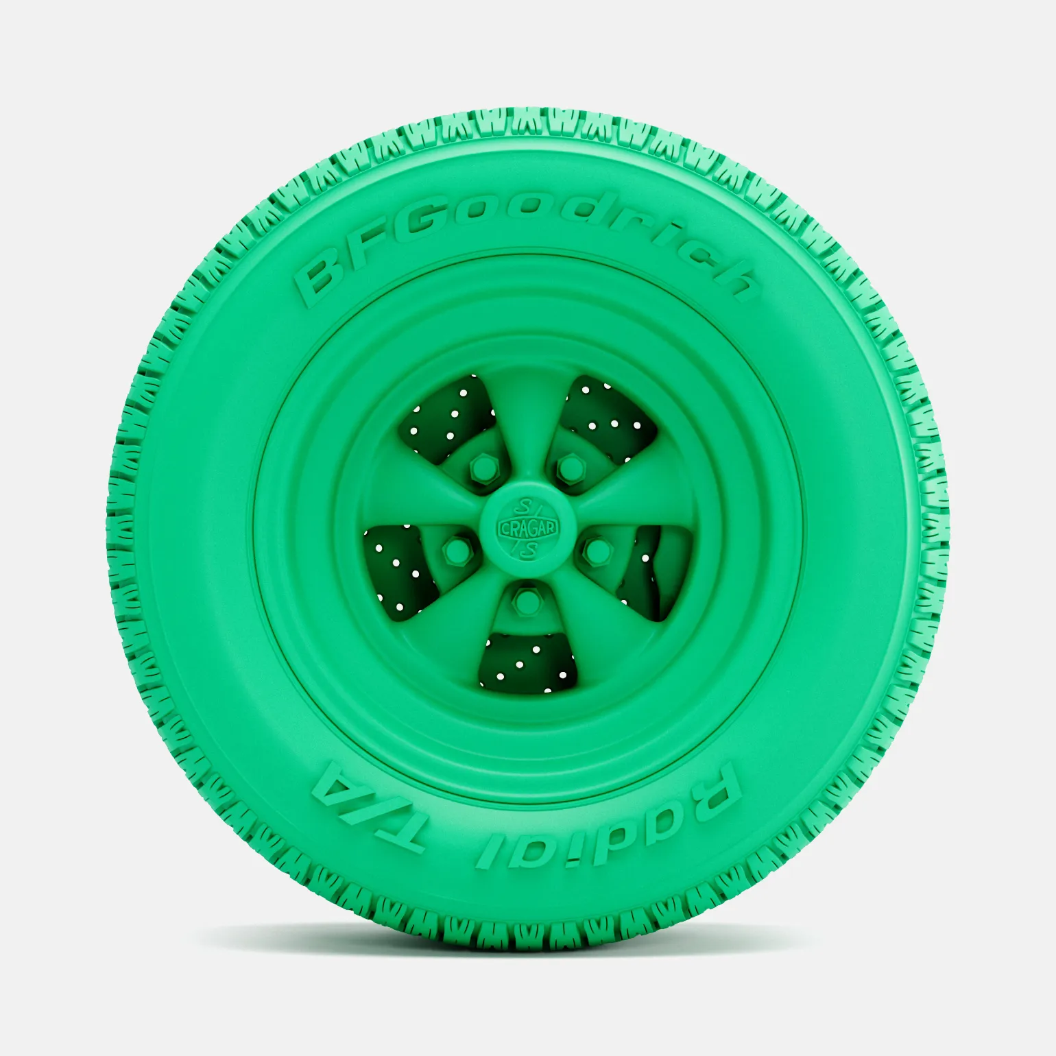 Props & Terrain STL Download - 15x7 Cragar SS Wheel, BFGoodrich Radial ...