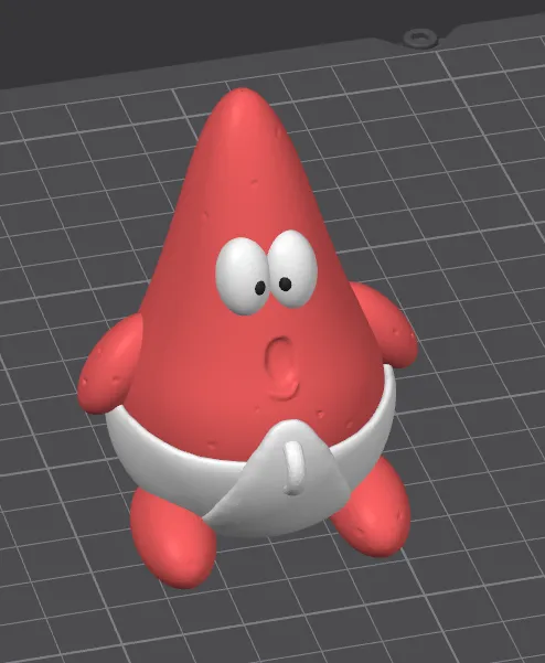 3D Printer Files | 3MF File | baby patrick | Creality Cloud