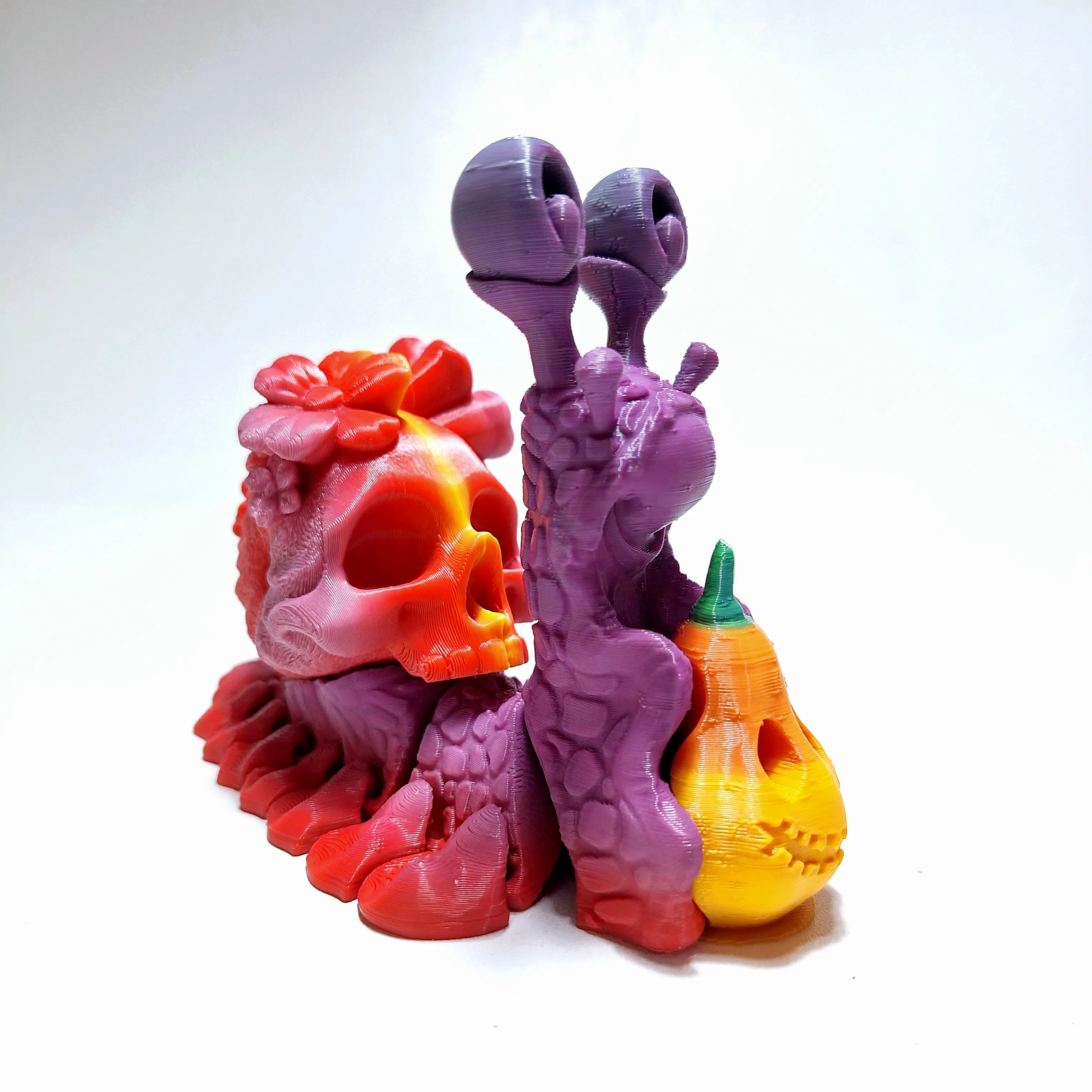 Haunted Shell Snail (flexi cute Halloween art toy) | 3D models download ...