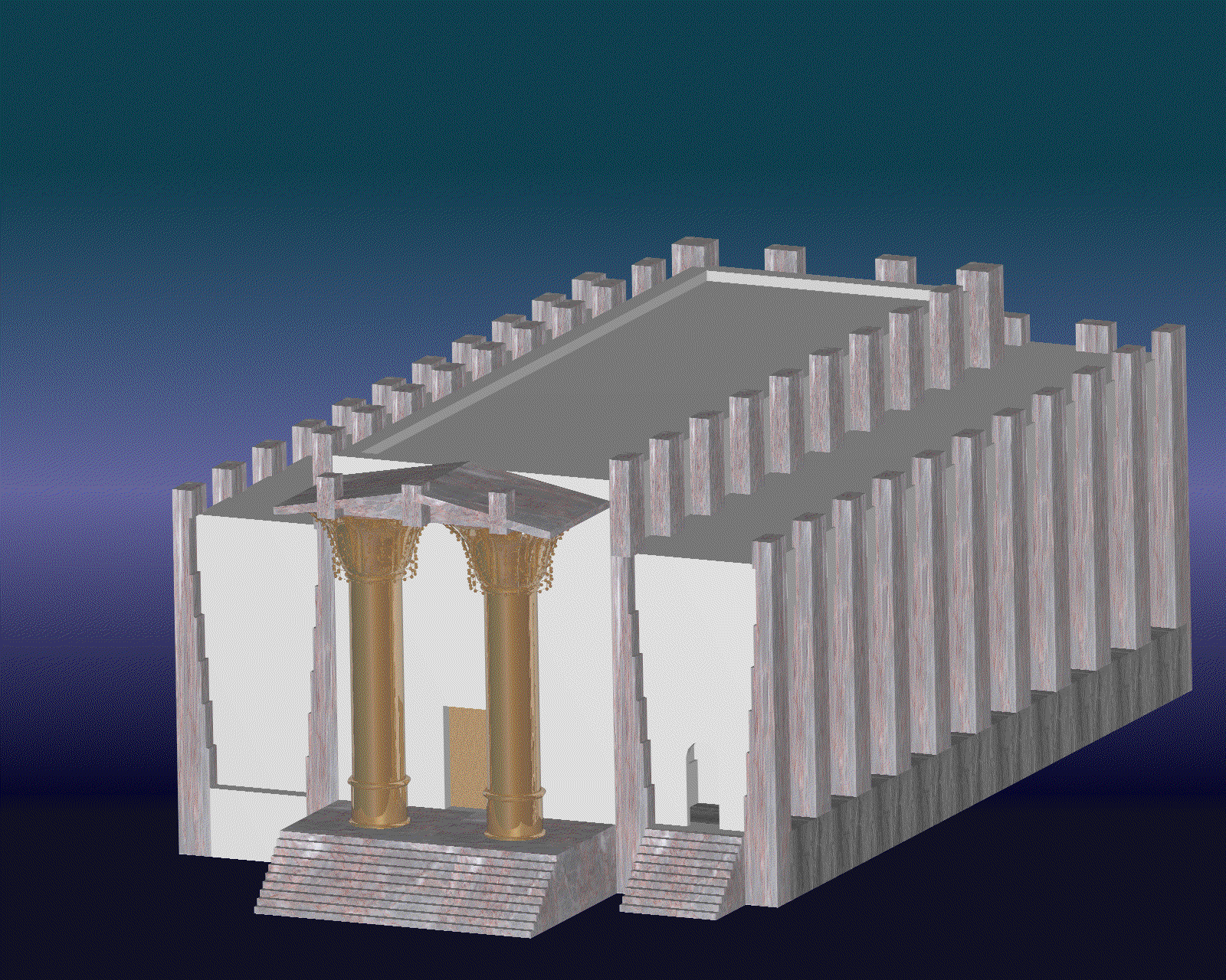 Solomon's Temple 955BC (my personal view) | 3D models download ...
