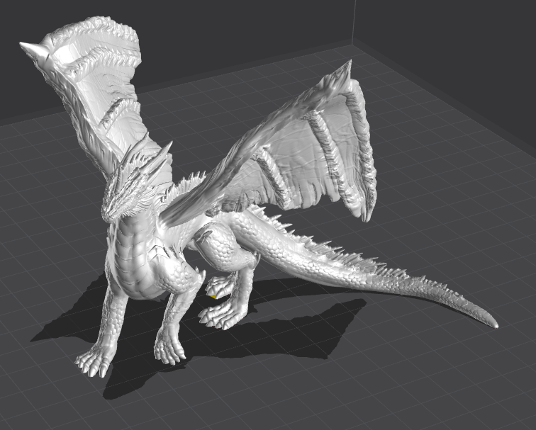 Hello, today I printed a dragon from M3DM - Silver Dragon - tabletop miniature. A standard ...