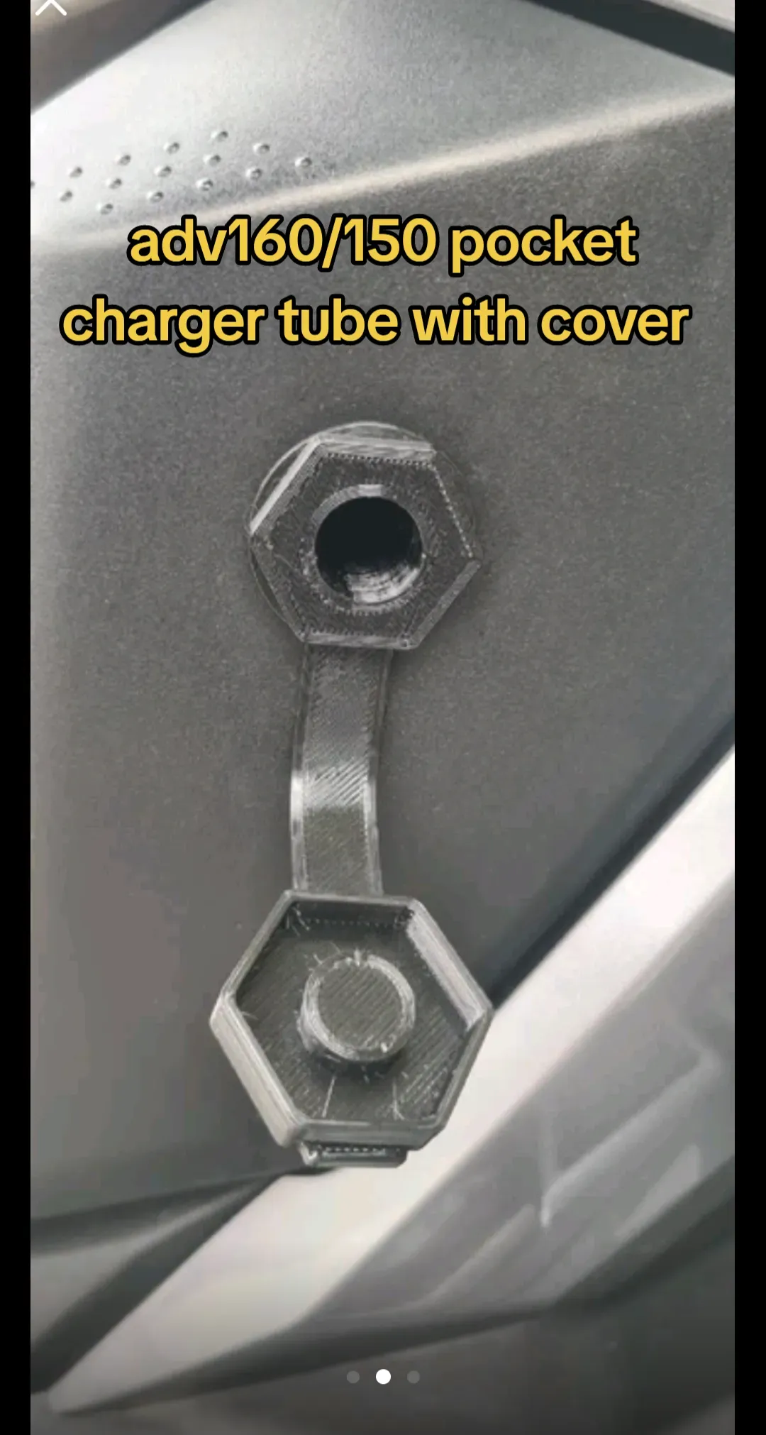 Tools & Spare Parts STL Download - Honda ADV USB charger pocket charger ...