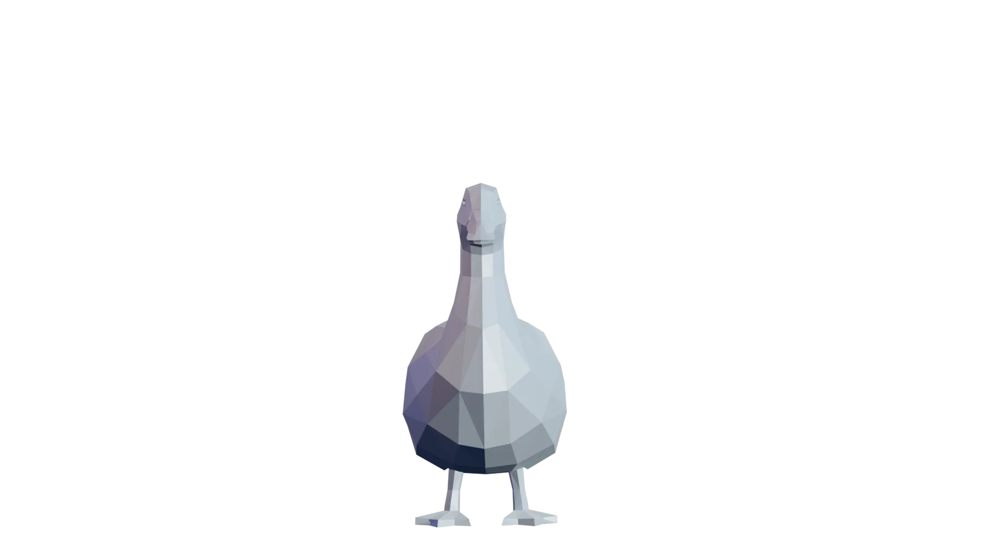 Free Characters & Creatures STL Download - Low Poly Duckby RyKa 3D