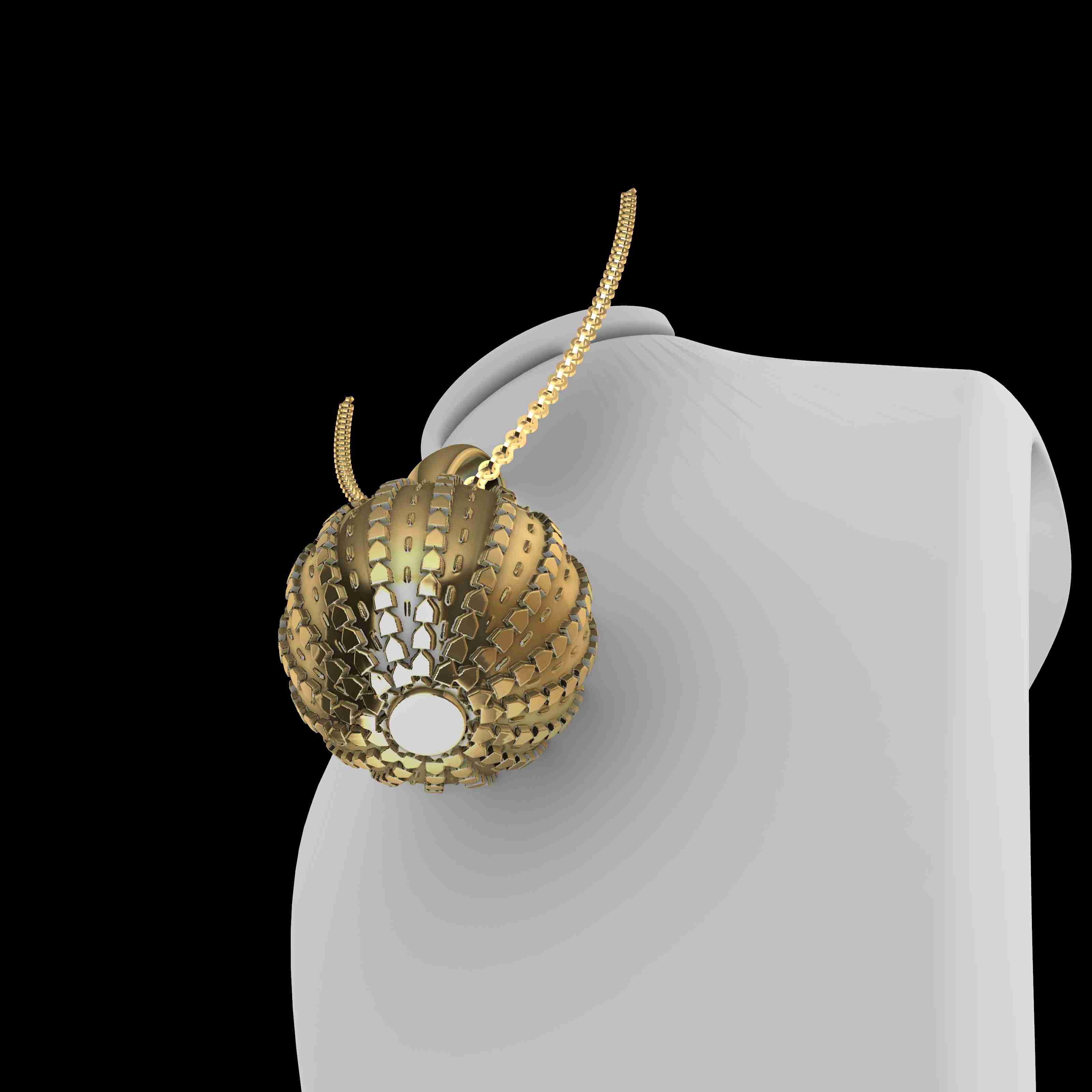 Designer Stitched Texture Pendant | 3D models download | Creality Cloud