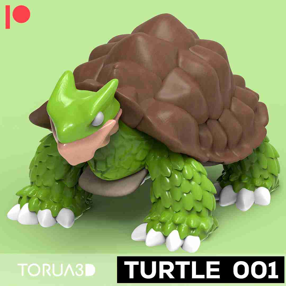 Articulated Turtle for 3d printing STL file | 3D models download ...