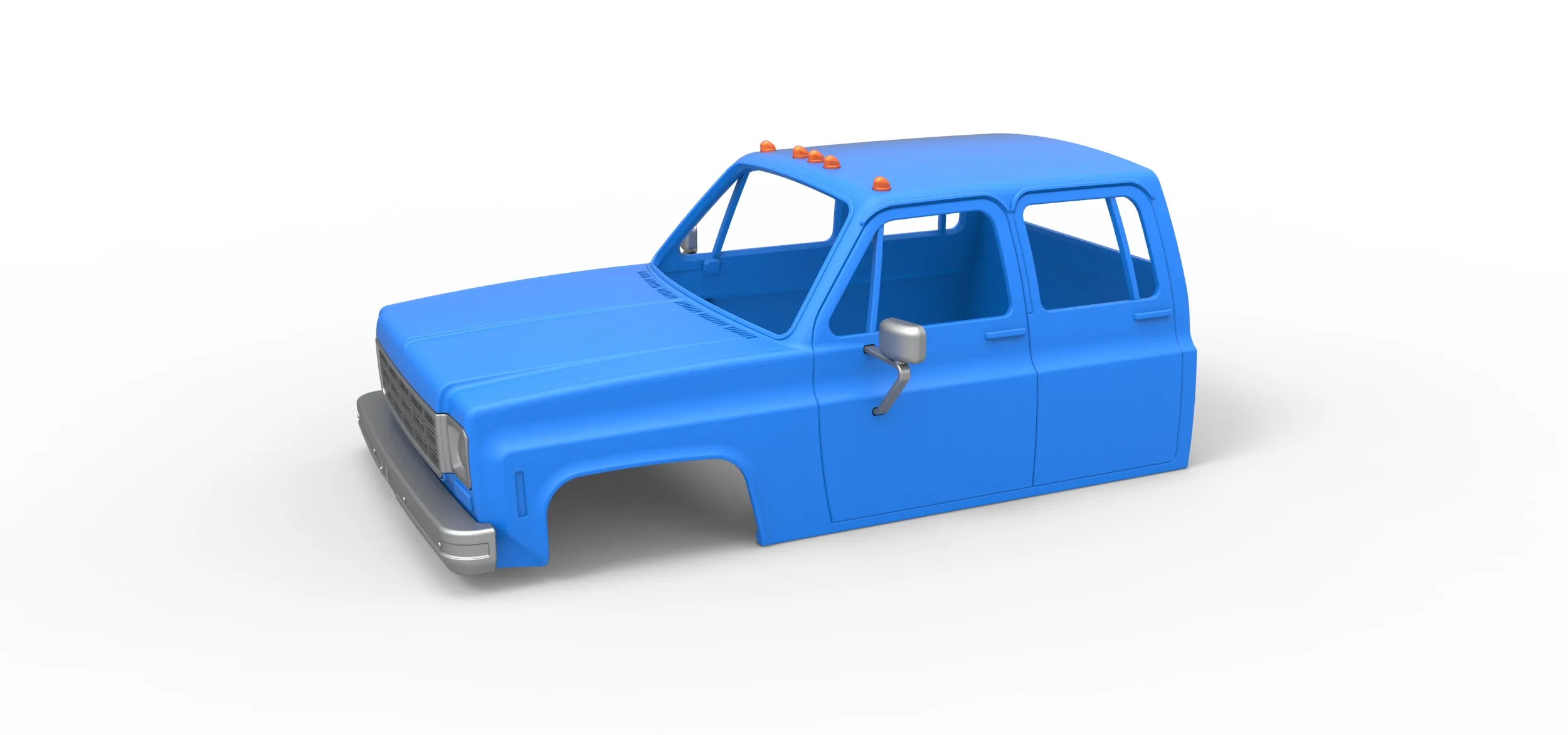 Other STL Download - Shell of Vintage Transporter truck Scale 1:25by ...