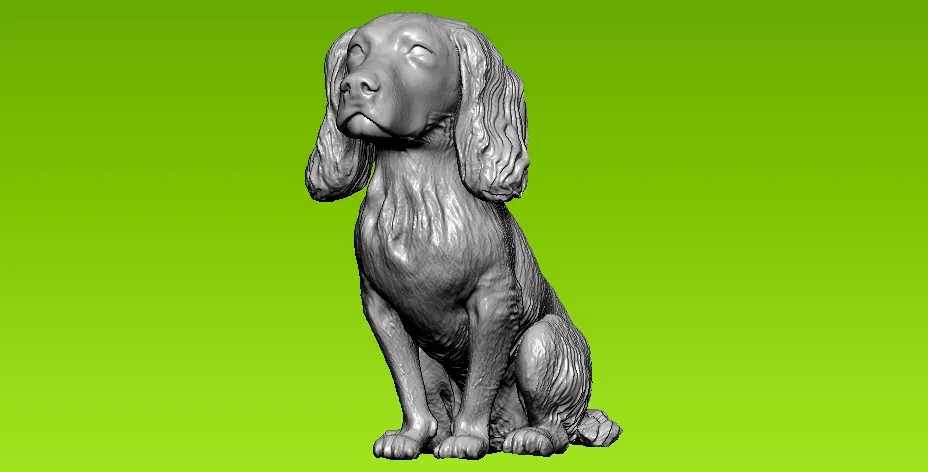 Characters & Creatures STL Download - Midge sprocker Dog model - 3D ...