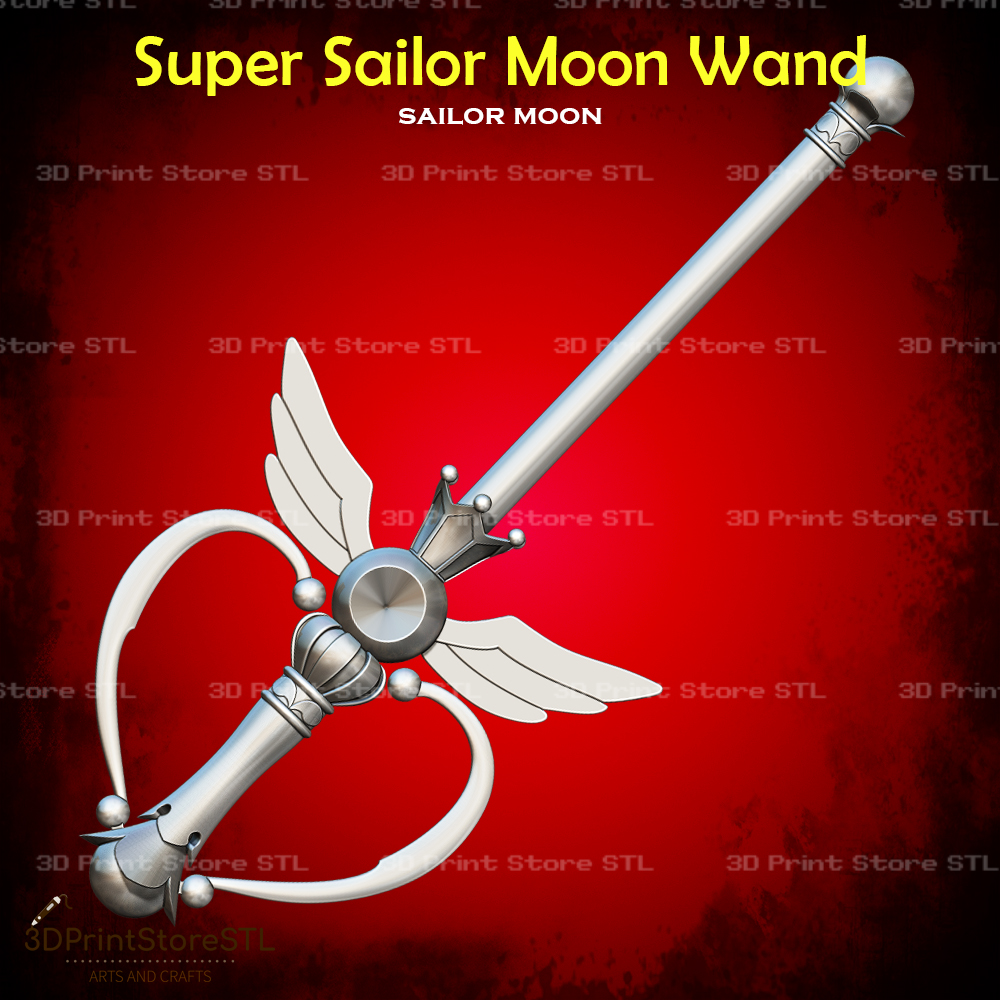 Super Sailor Moon Wand Cosplay Sailor Moon - STL File | 3D models ...