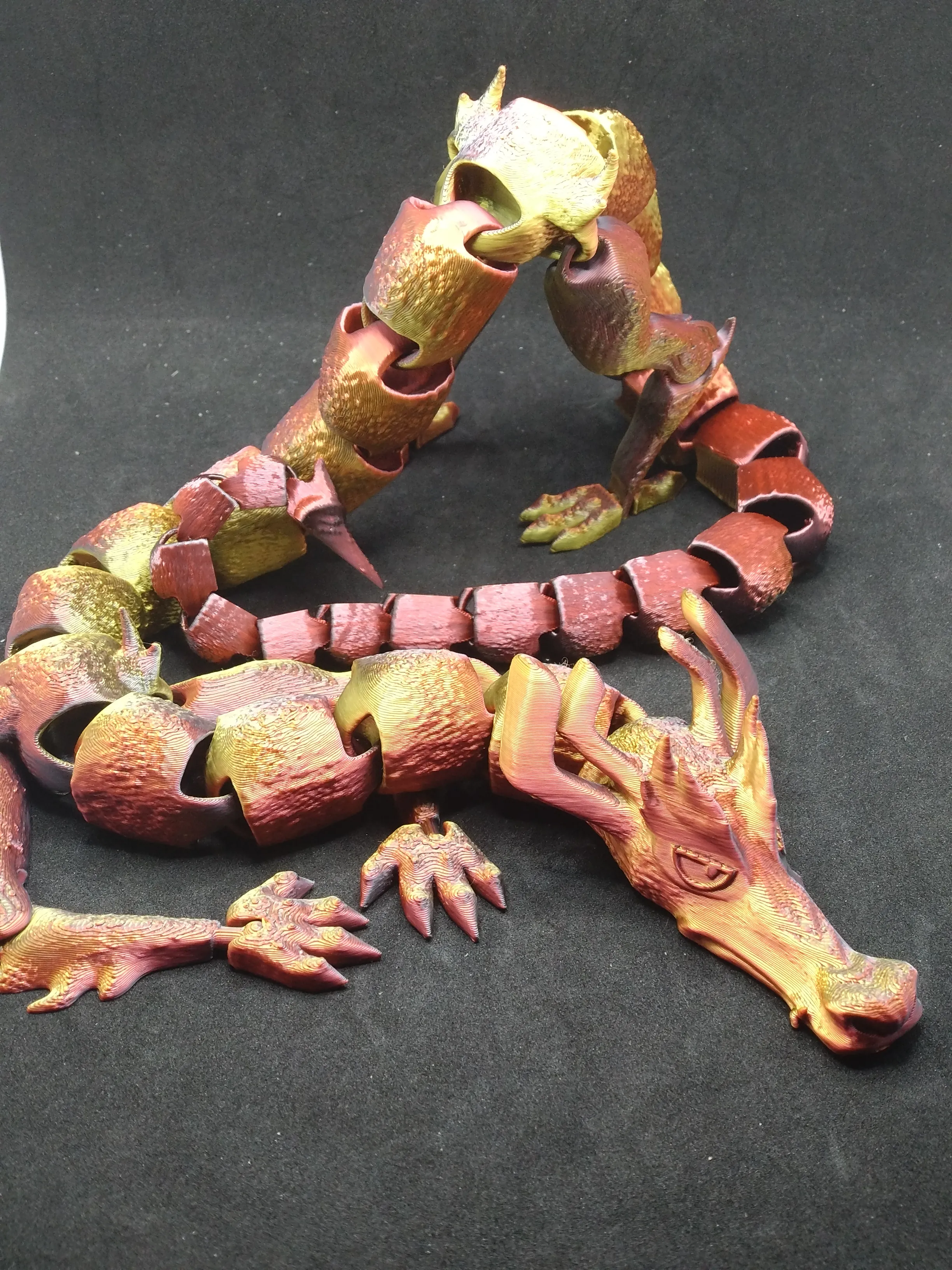 3D Printer Files | 3MF File | Articulated Aku Dragon Toy | Creality Cloud