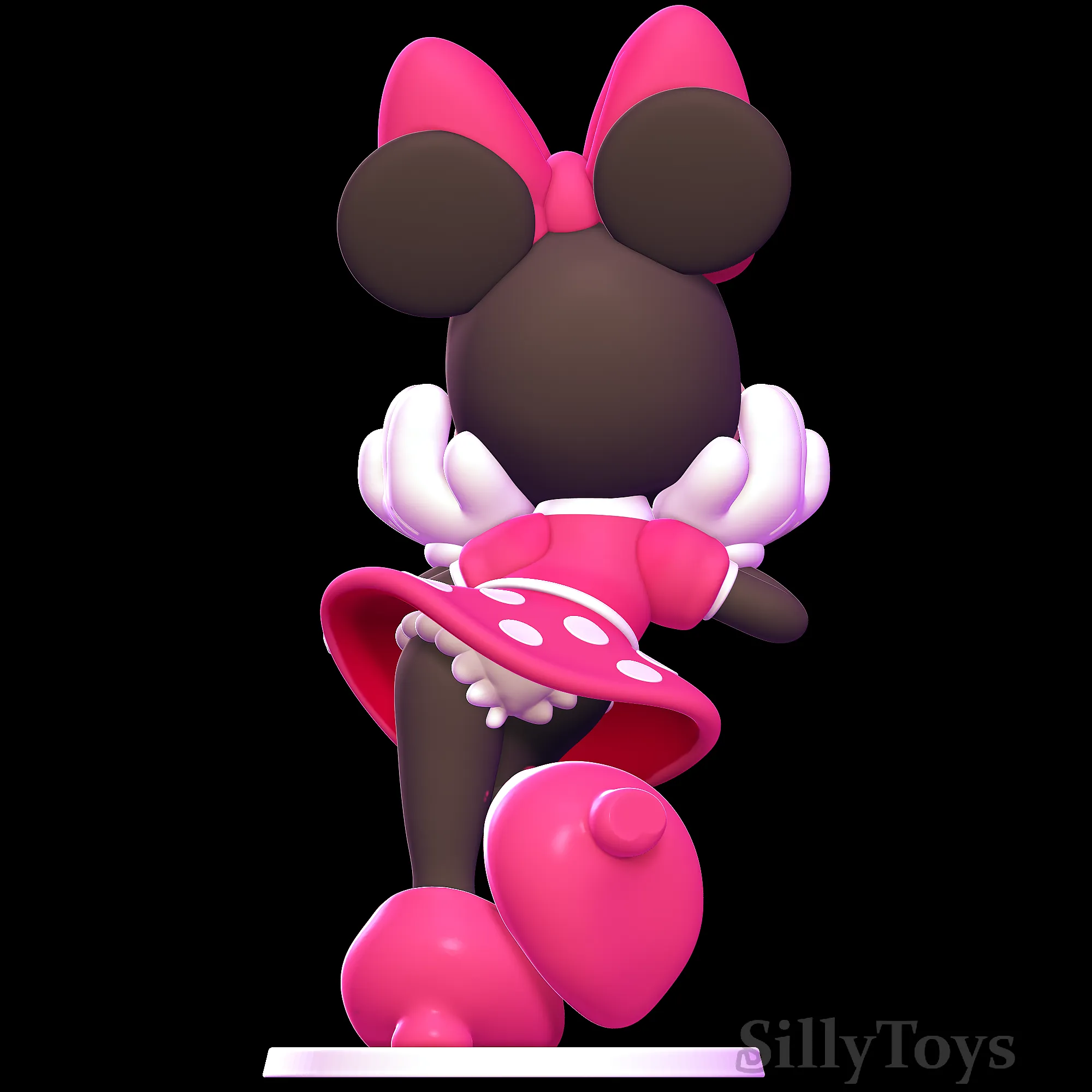 Characters & Creatures STL Download - Minnie Mouseby SillyToys
