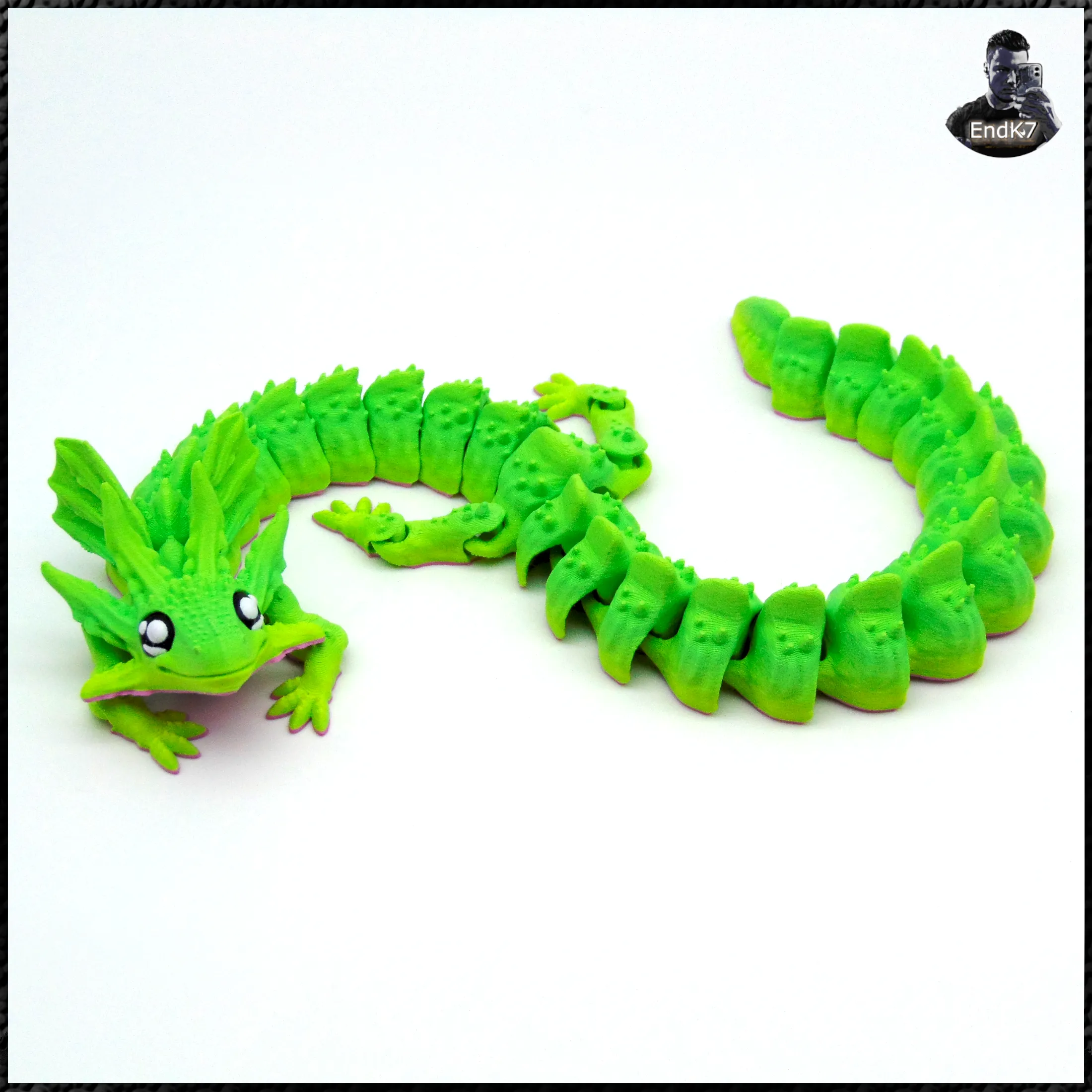 3D Printer Files | 3MF File | Dragon Axolotl V2 🐉 | Creality Cloud