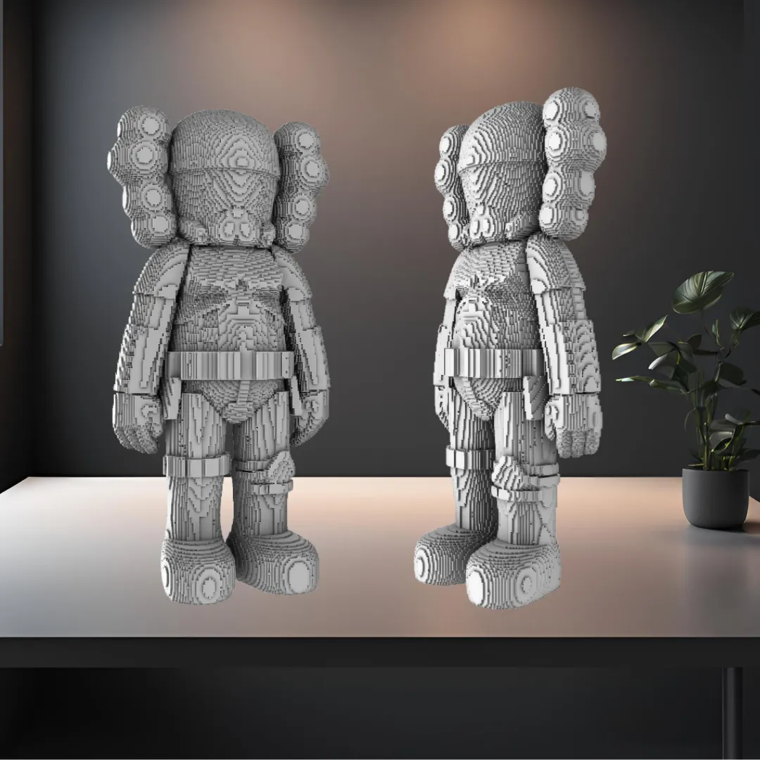 Other STL Descarga - Voxel KAWS Stormtrooper - Pixel Art (Multiple ...