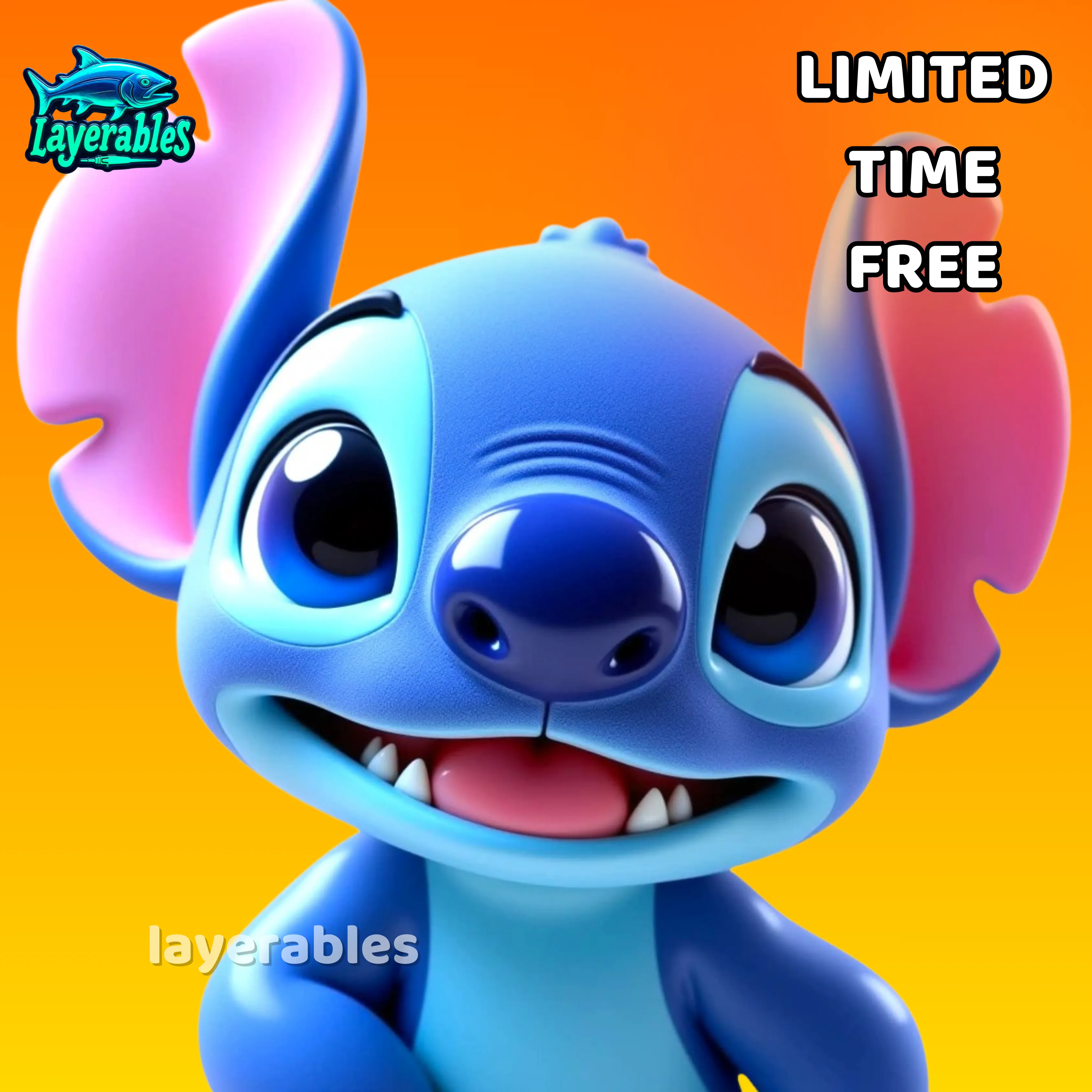 3D Printer Files | 3MF File | Stitch 3D Printer Model - STL File - Cute ...