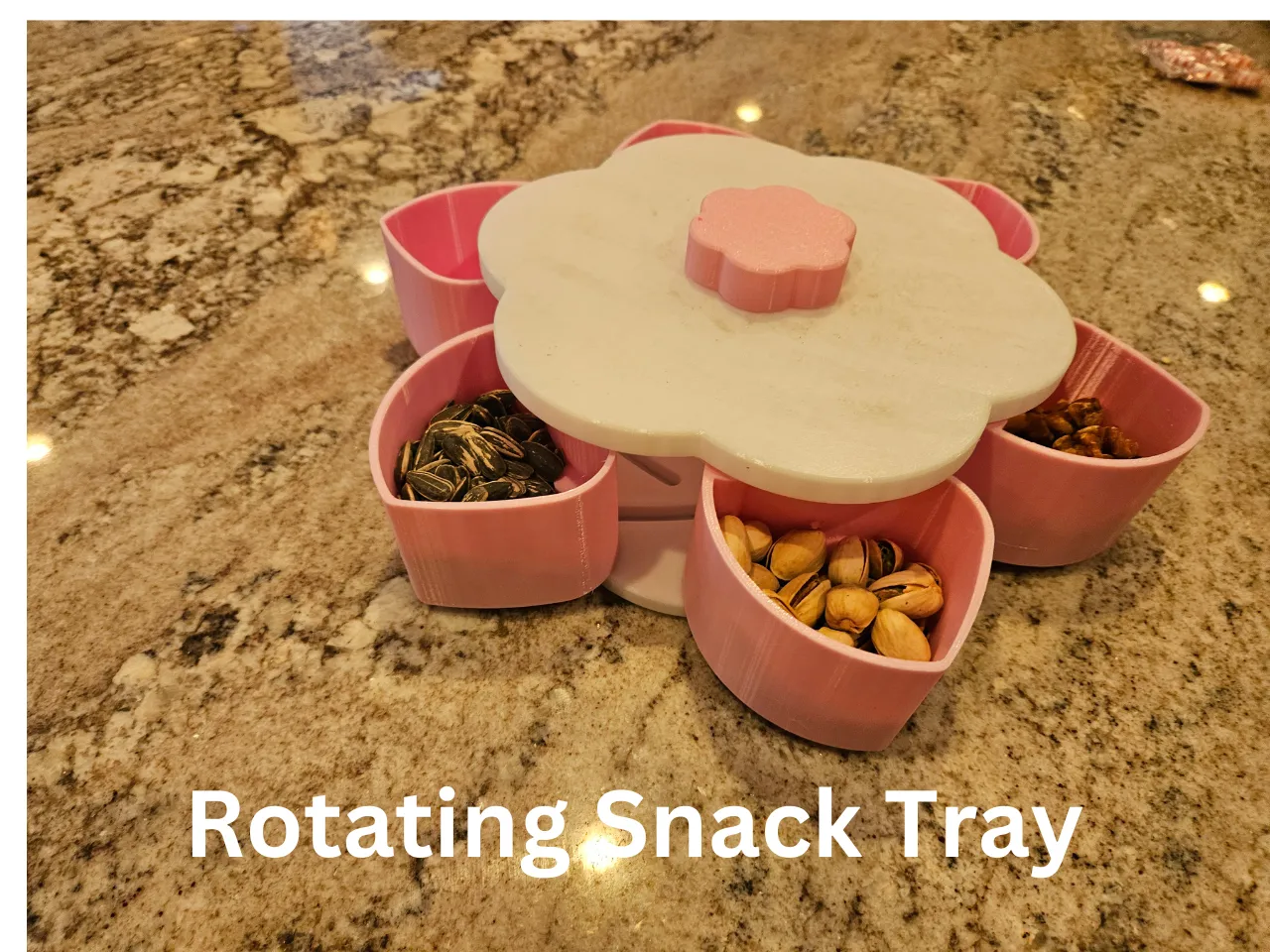 3D Printer Files | 3MF File | ROTATING SNACK TRAY | Creality Cloud