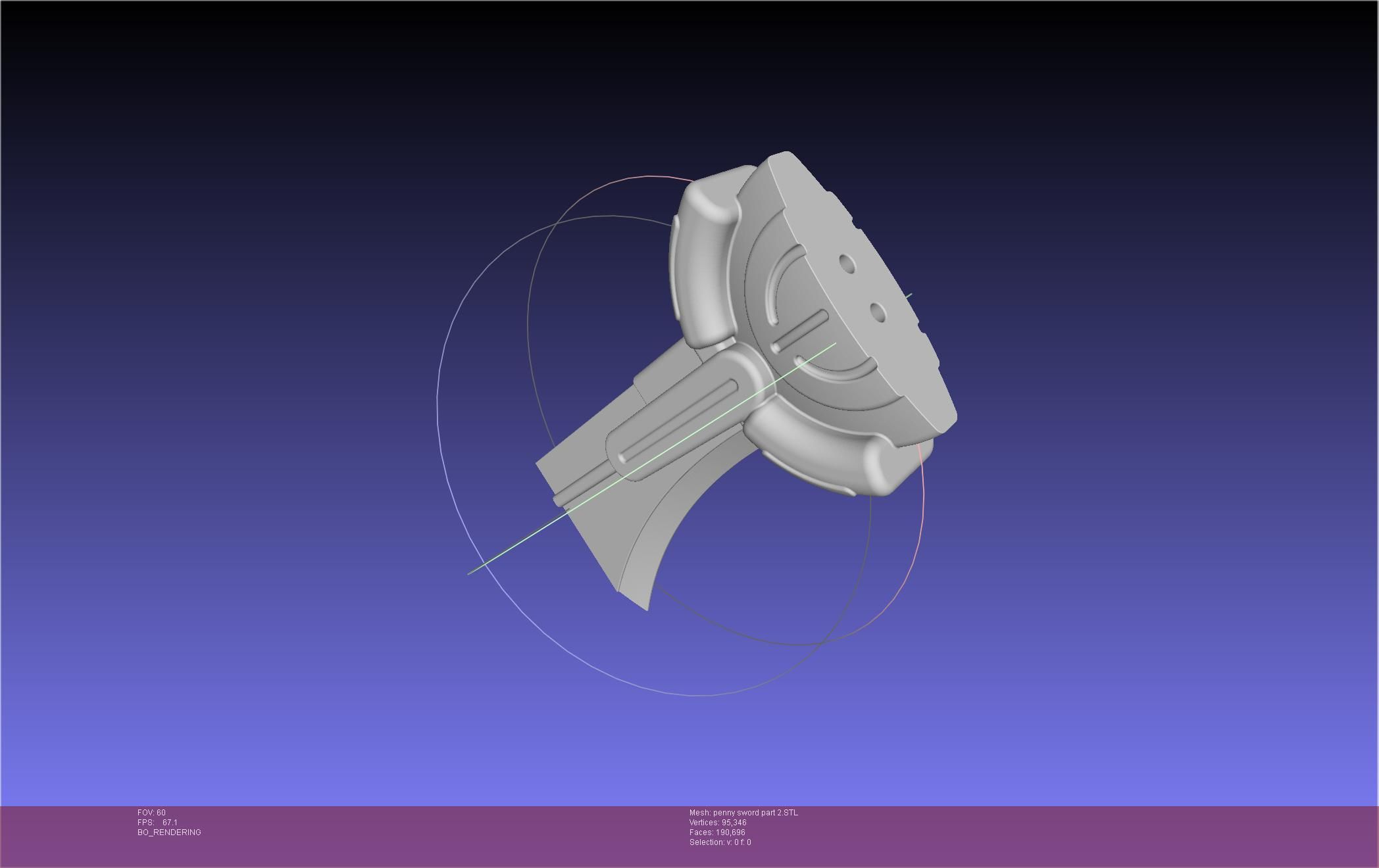 RWBY Penny Floating Array Sword Printable Assembly | 3D models download ...