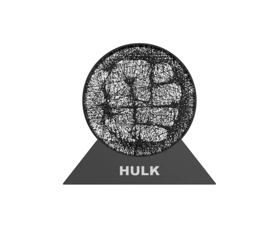 Free Digital Art STL Download - HULK STRING-ART / MARVEL / DECORATIONby ...