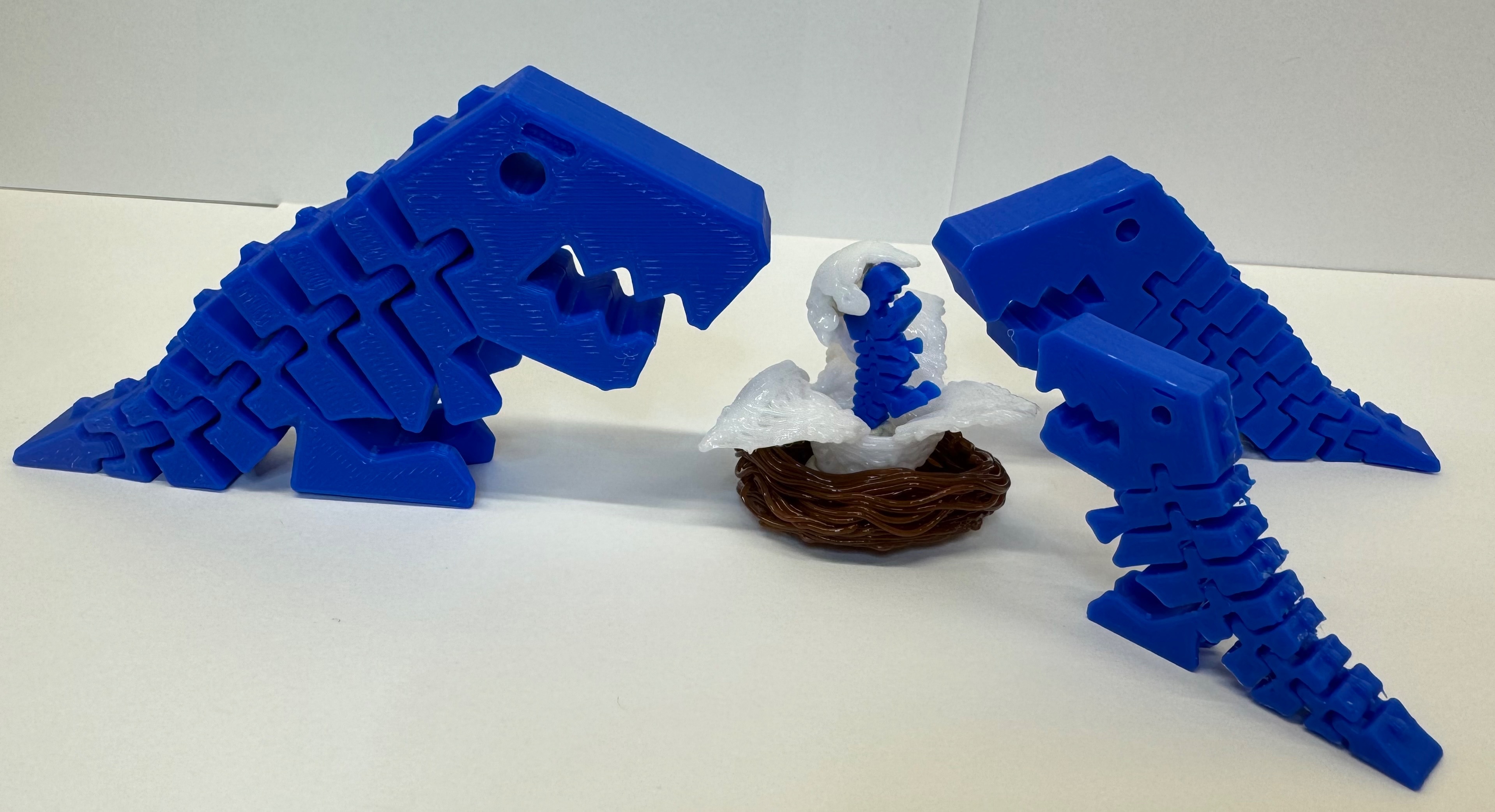 I made a set of “flexi-rex” by kaosbasti I was originally making them ...
