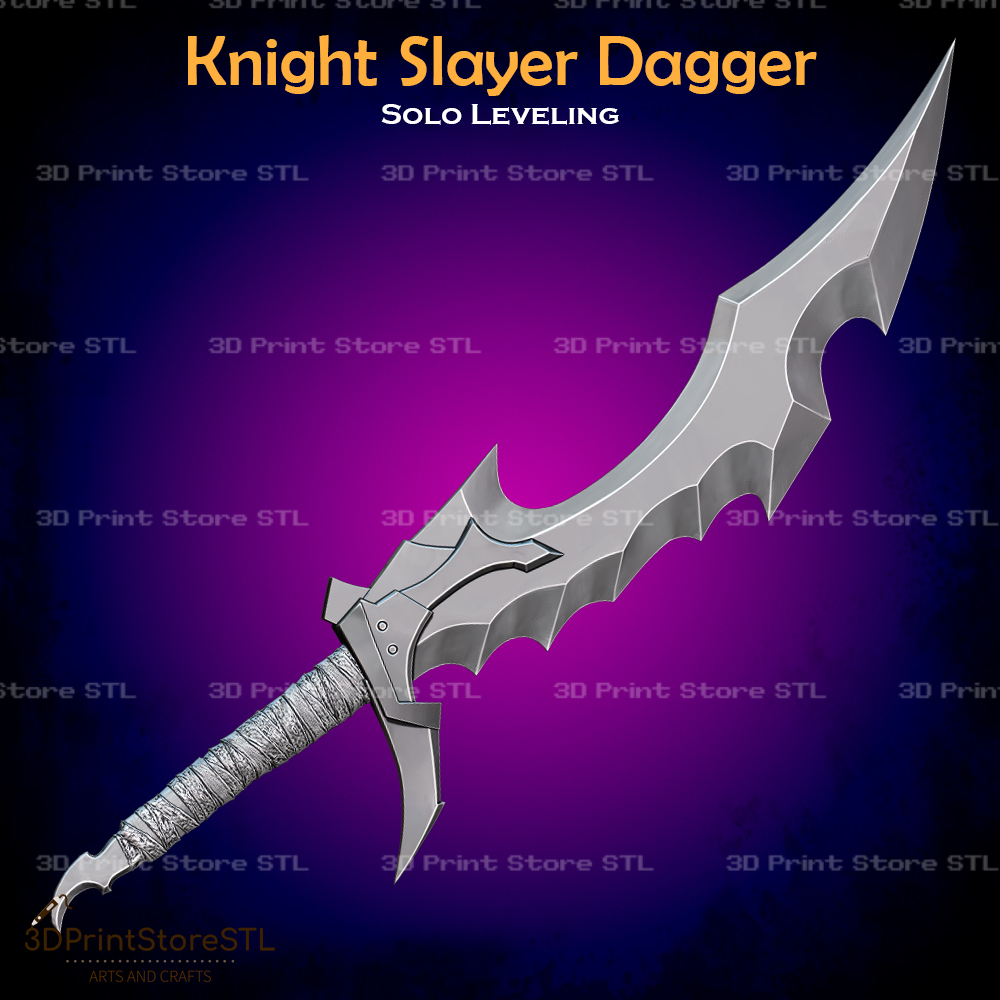 Knight Slayer Dagger Cosplay Solo Leveling - STL File | 3D models ...